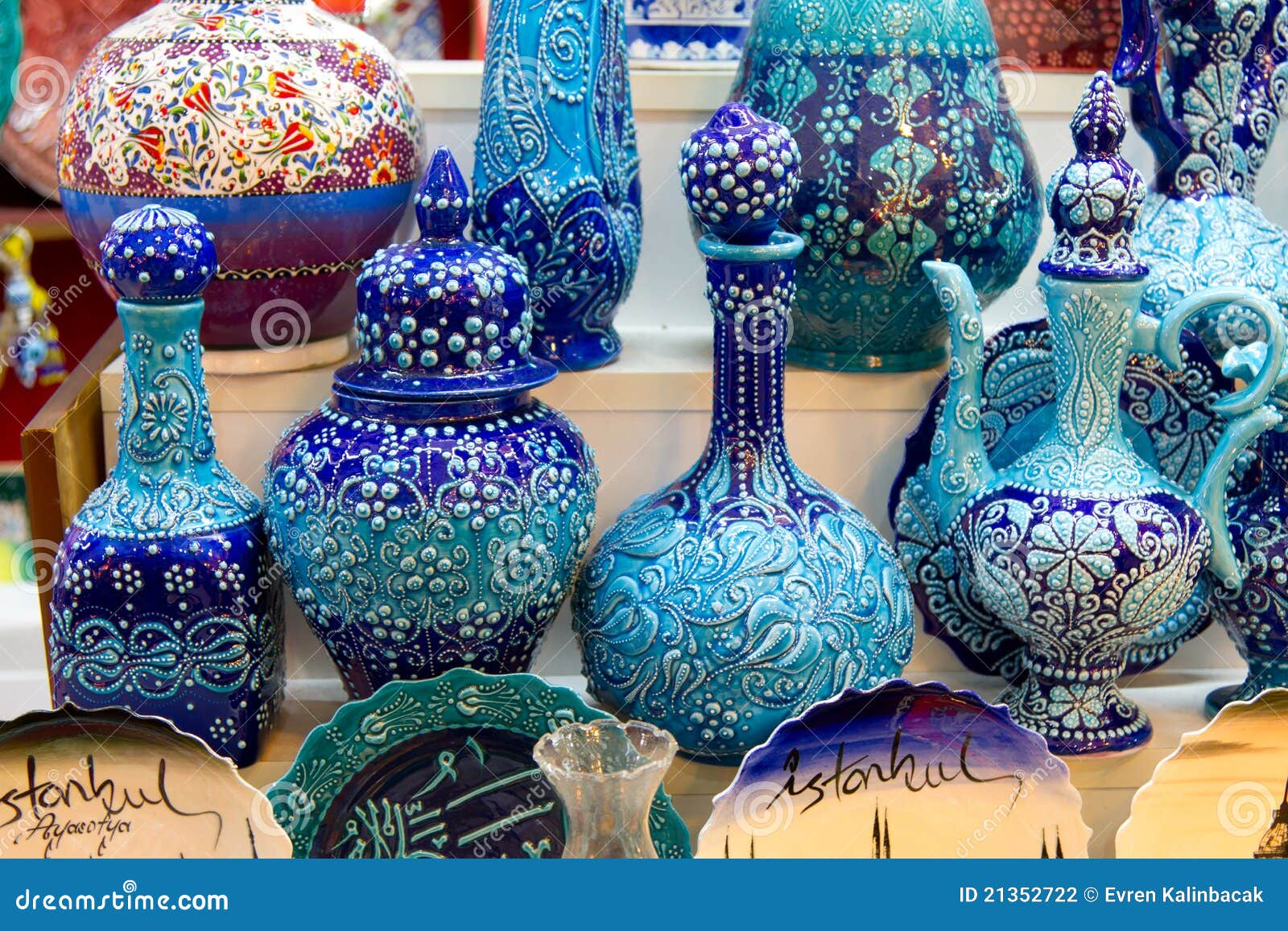 Turkish Ceramics stock photo. Image of oriental, empire - 21352722