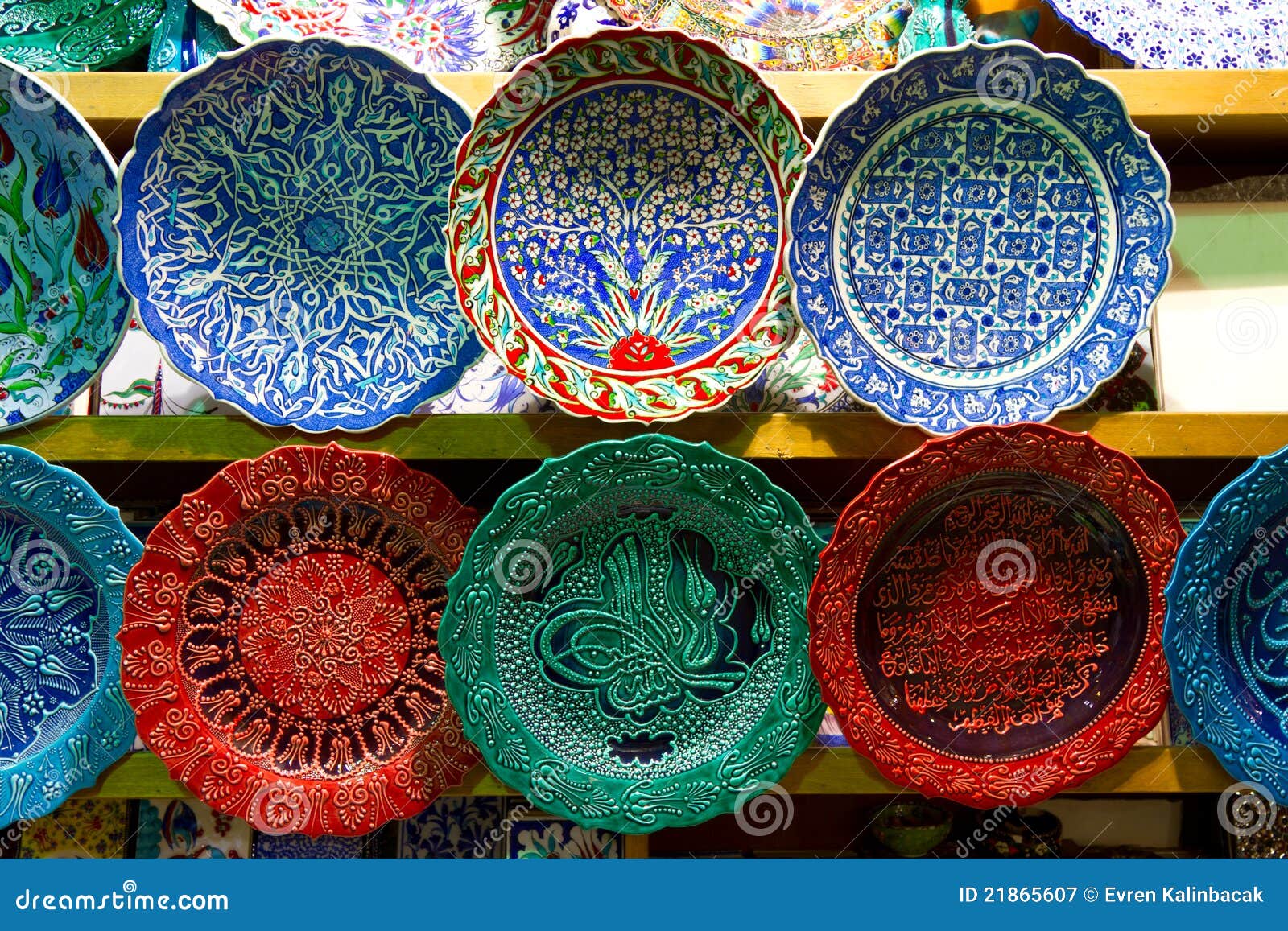 Turkish Ceramics stock image. Image of ottoman, historical - 21865607