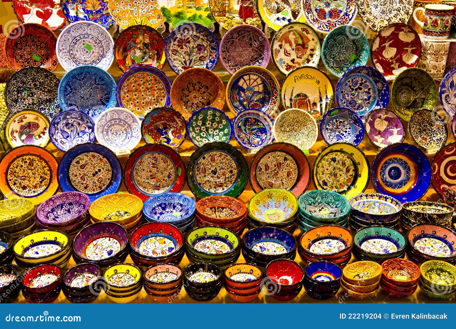 Turkish Ceramics stock photo. Image of craft, turkish - 22219204