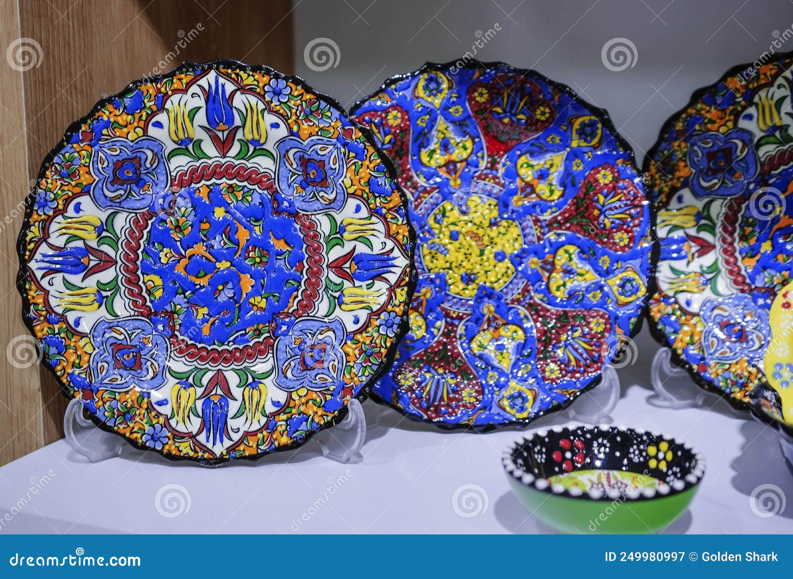 Turkish Ceramics in Gift Shop Turkey Editorial Photography - Image of ...