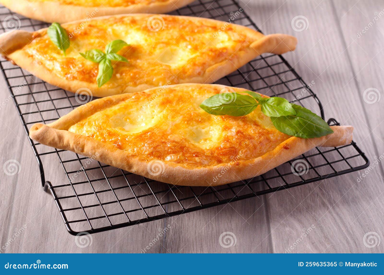 Turkish Cheese Filled Bread â€“ Pide Stock Image - Image of pastry ...