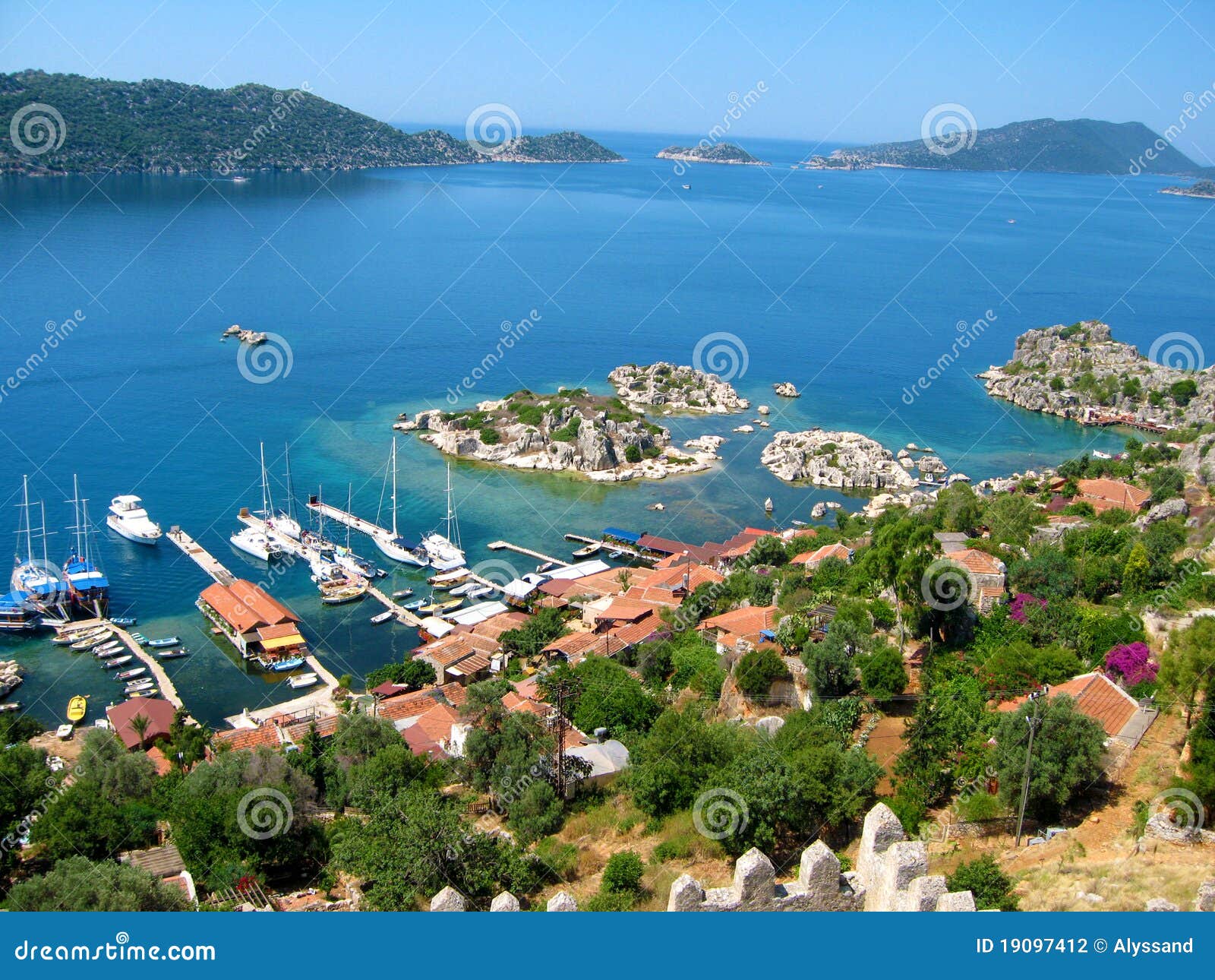 Turkish coast stock photo. Image of coast, holiday, antalya - 19097412