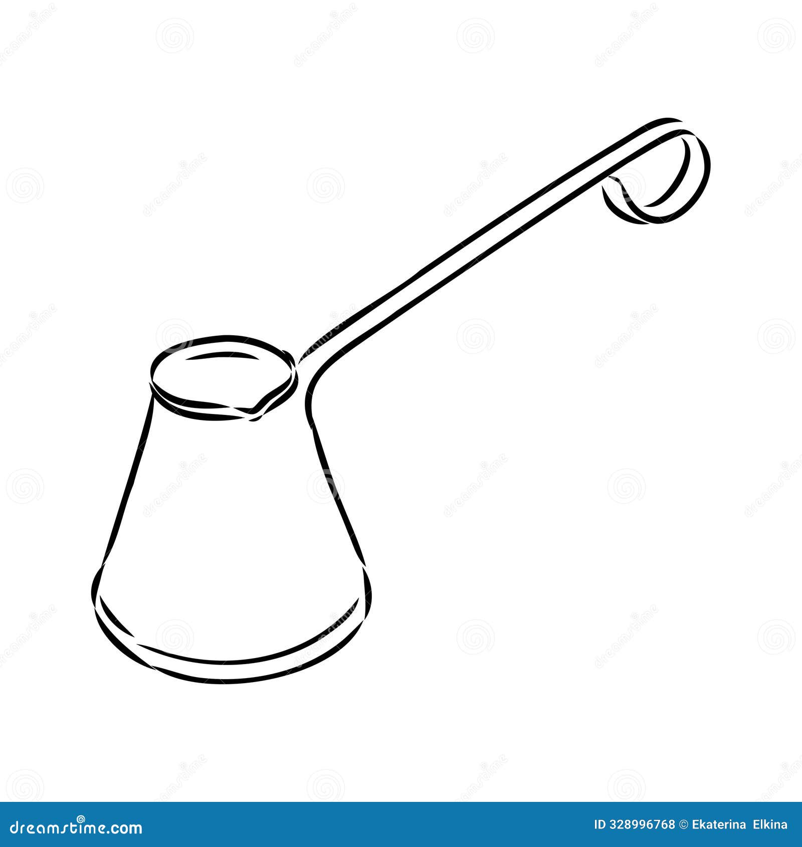 Turkish Coffee, Coffee, Sketch of Coffee Beans, Vector Stock Vector ...