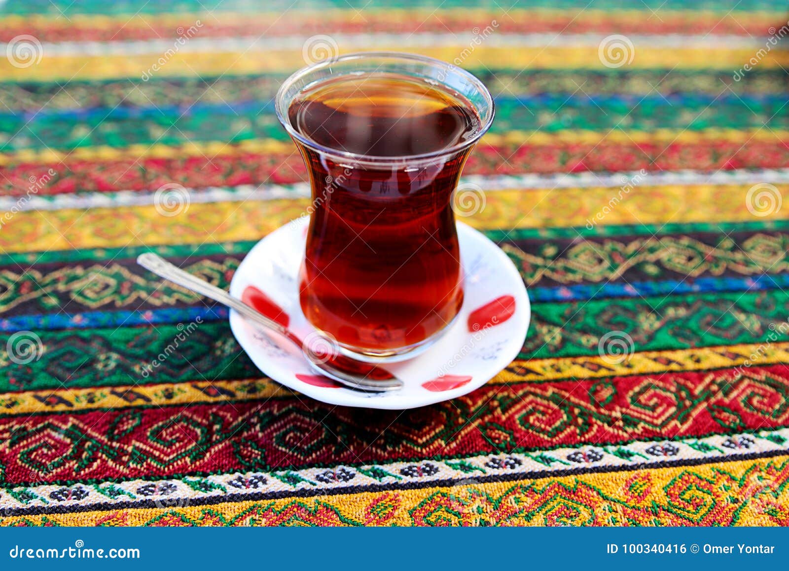 Turkish Coffee and tea stock photo. Image of food, presentation - 100340416