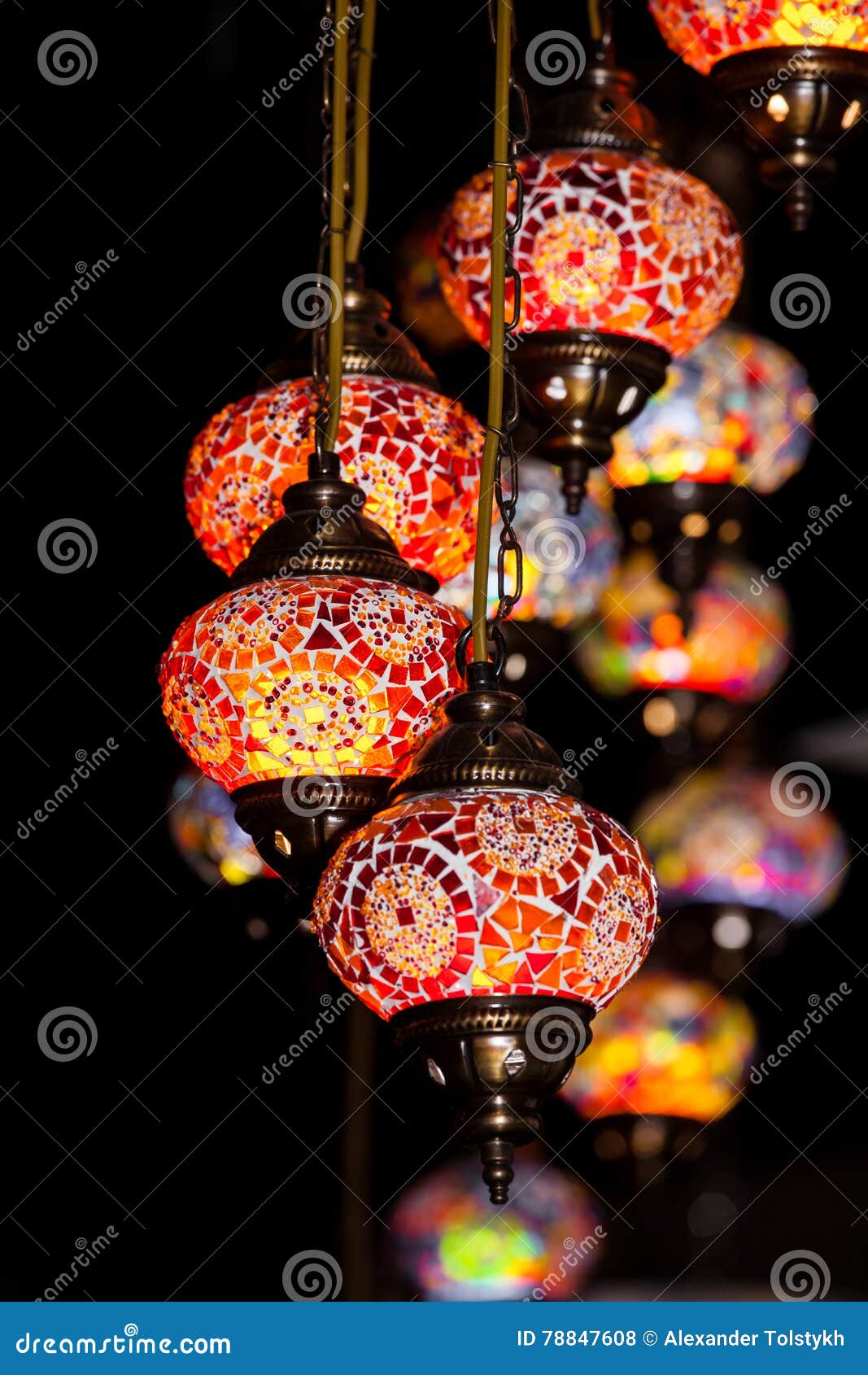 Turkish colorful lamps stock photo. Image of design, abstract - 78847608