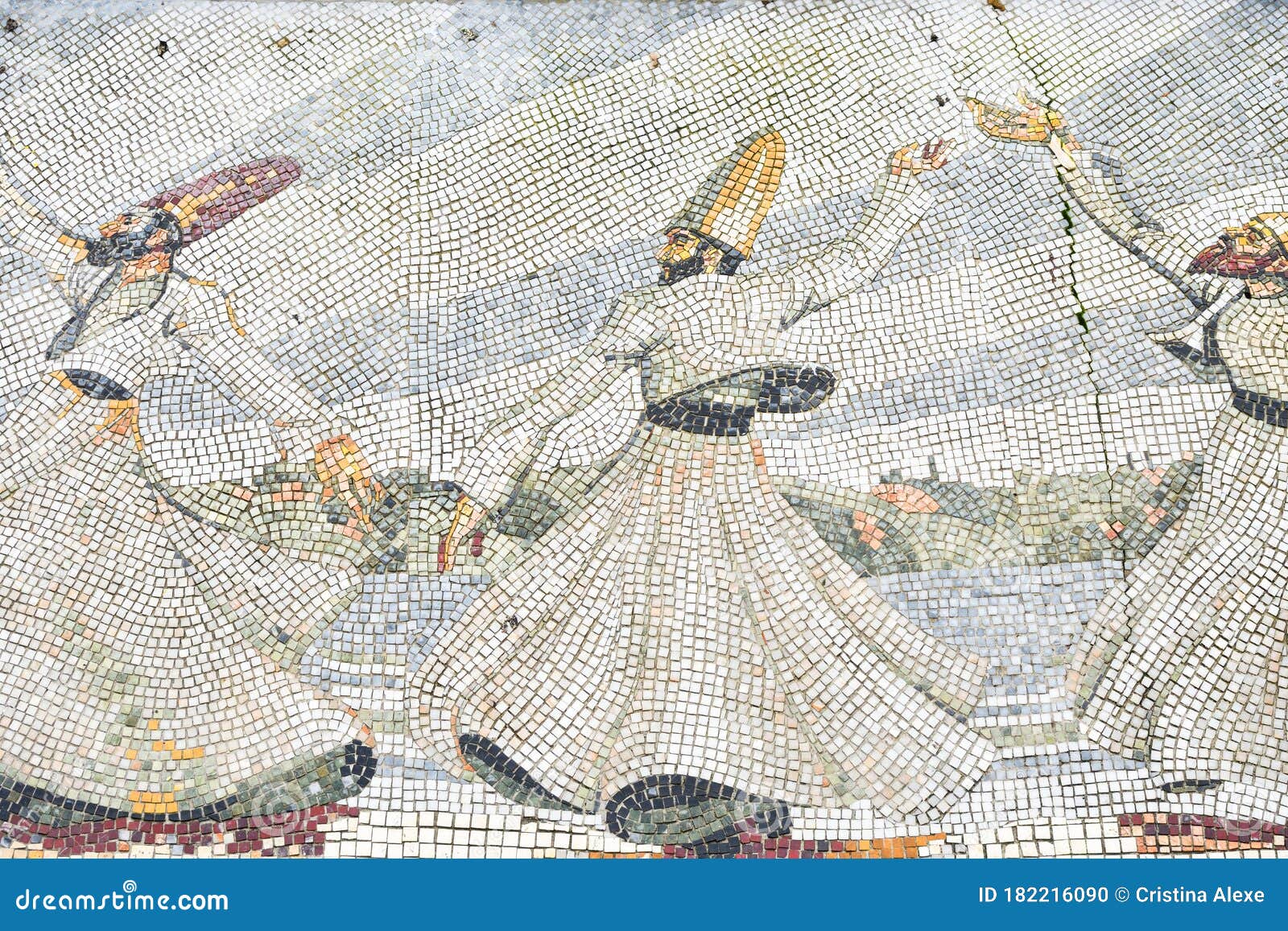 Turkish Colorful Pattern Mosaic, Mosque Graphic Seamless Pattern Stock ...