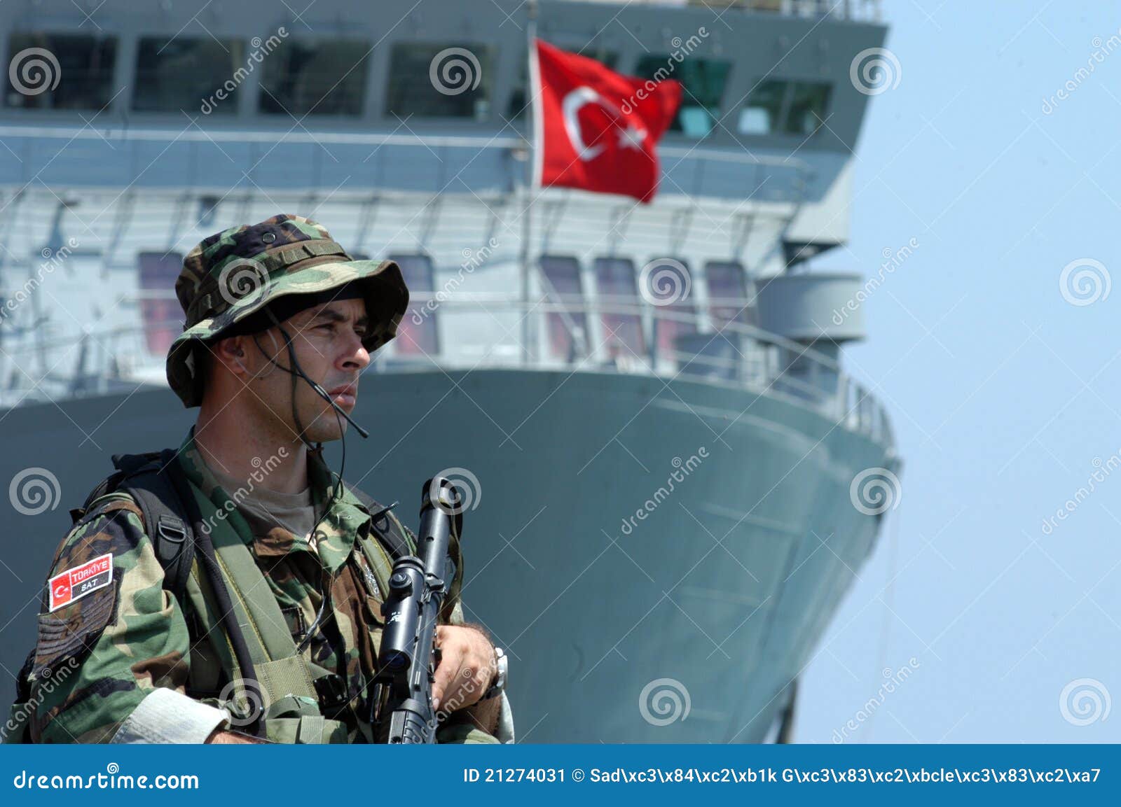 Turkish Commandos editorial photo. Image of naval, port - 21274031