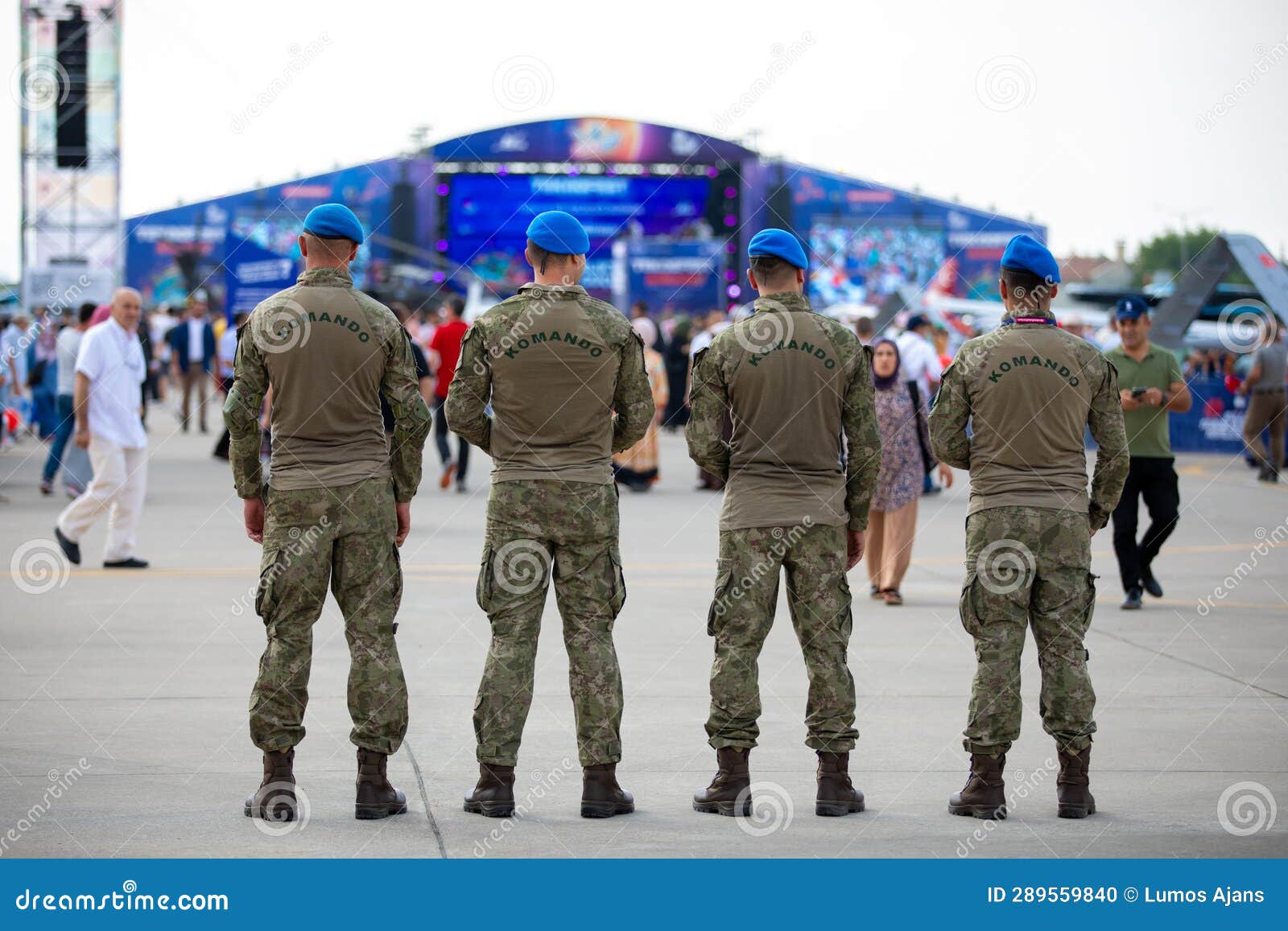 Turkish Commandos in Uniform at Teknofest Ankara. Editorial Image ...