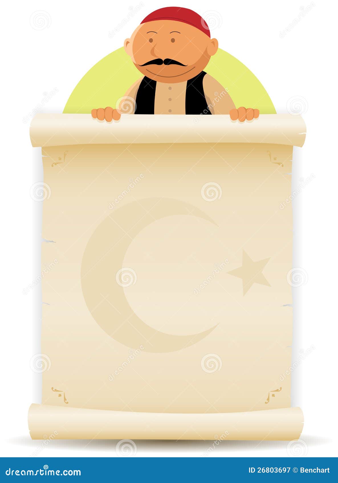 Turkish Man In Fez Smiling Affably. Positive Turk Thumb Up Gesture ...