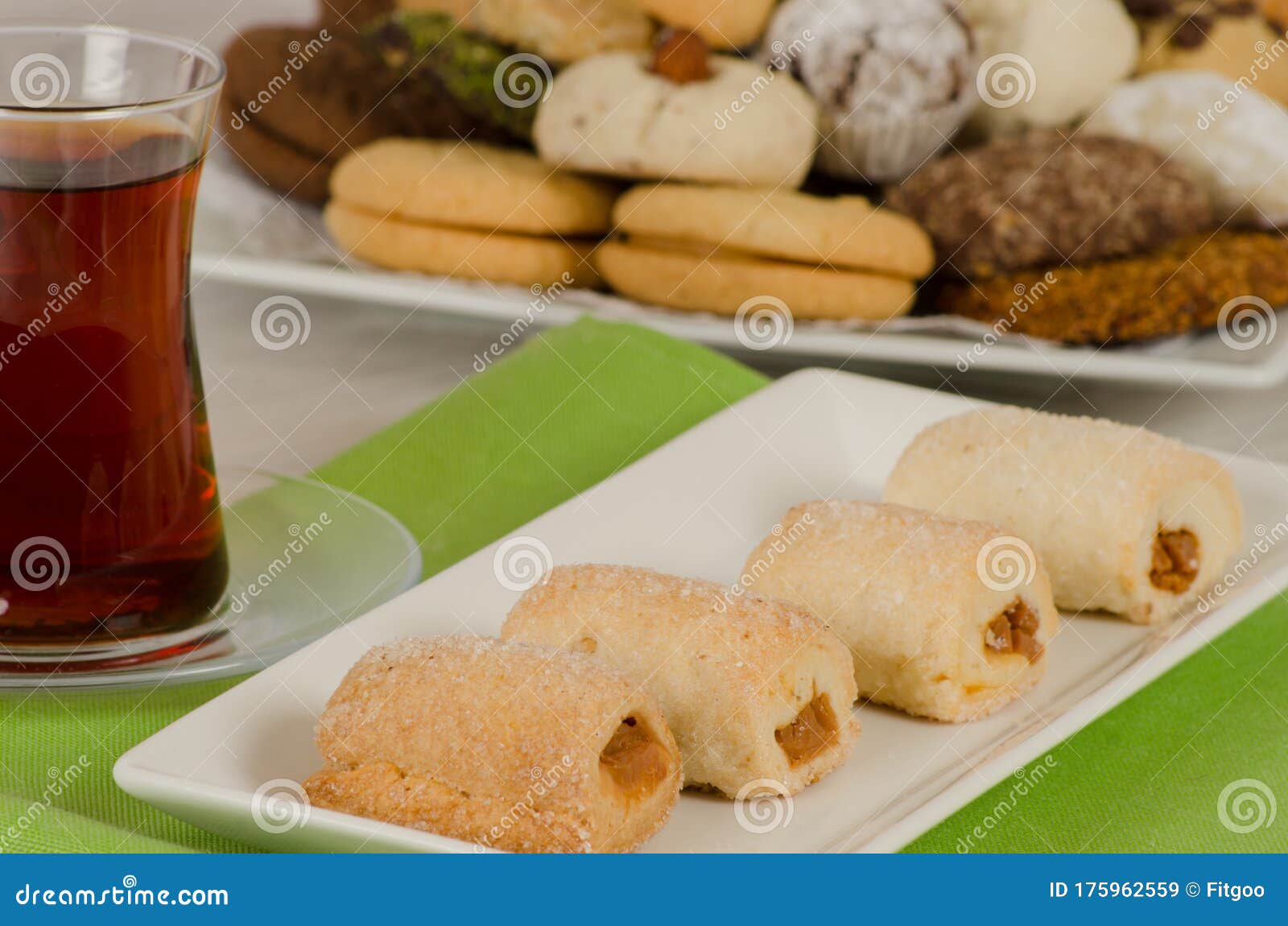 Turkish Cookie from Turkish Cuisine Stock Image - Image of pastry ...