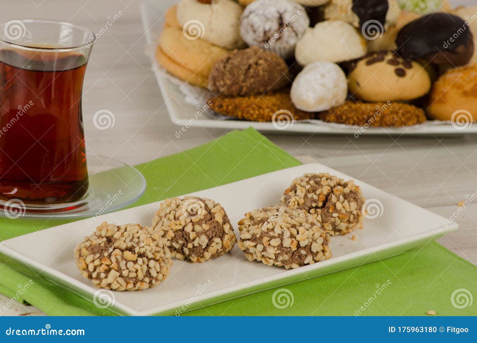 Turkish Cookie from Turkish Cuisine Stock Photo - Image of borek, adana ...
