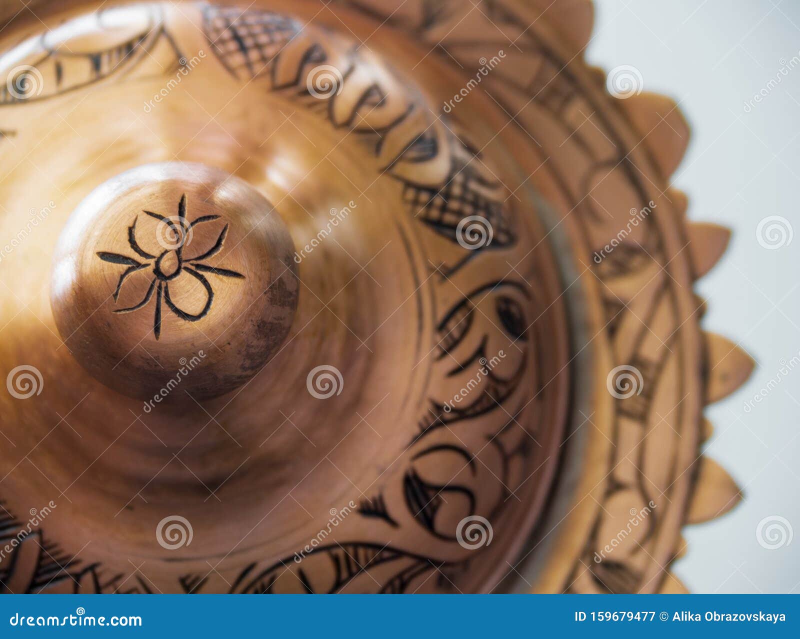 Turkish Copper Candy Bowl Handmade with Embossing and National Pattern ...
