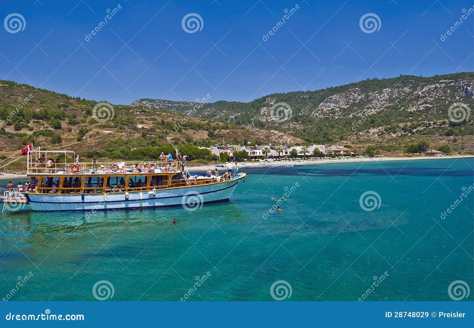 Turkish cruise boat editorial stock image. Image of boat - 28748029