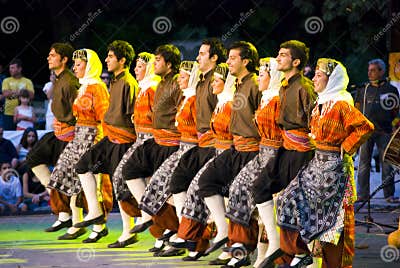 Turkish dancers editorial stock image. Image of traditional - 10358094