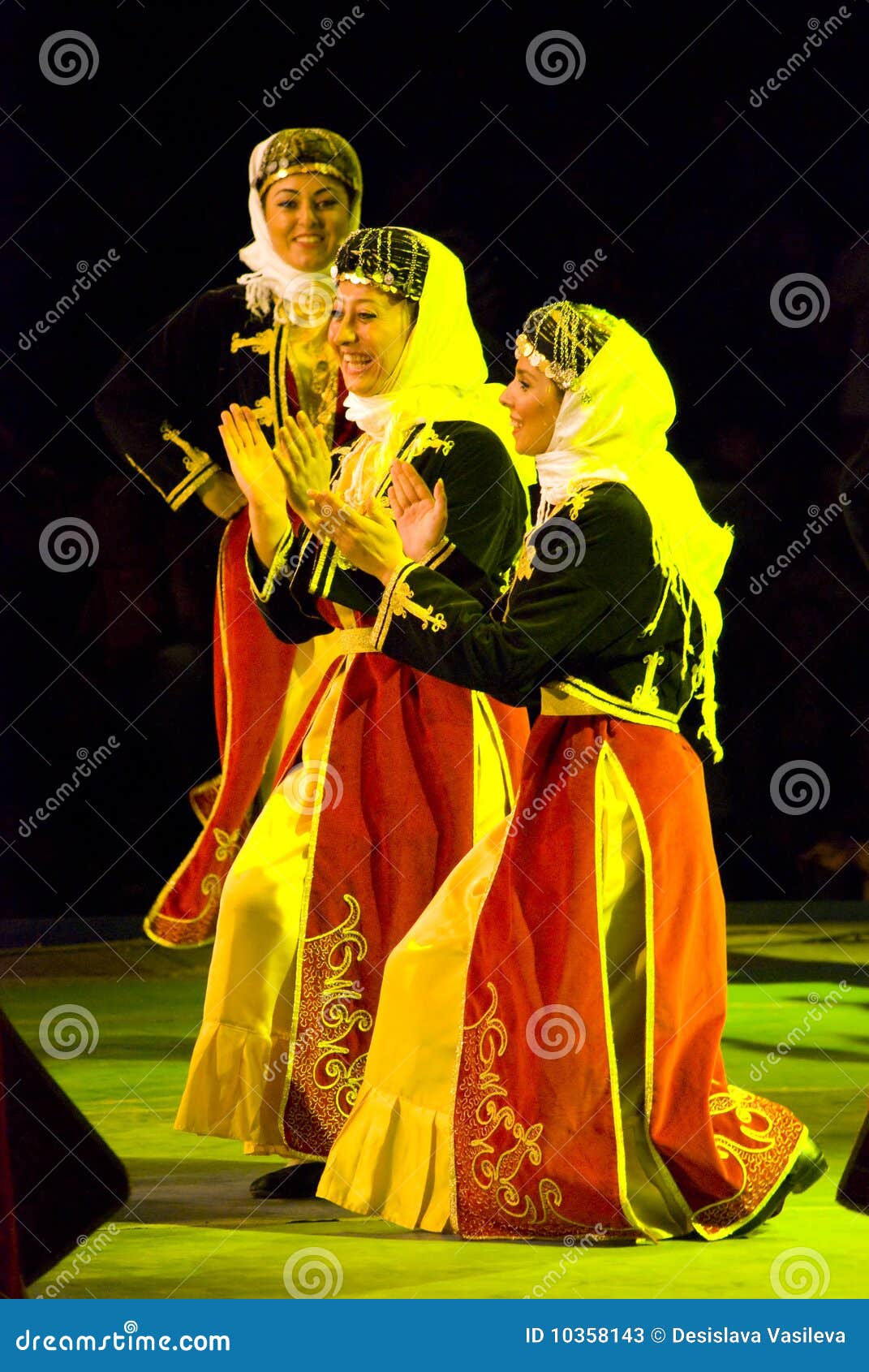 Turkish dancers editorial stock photo. Image of stage - 10358143