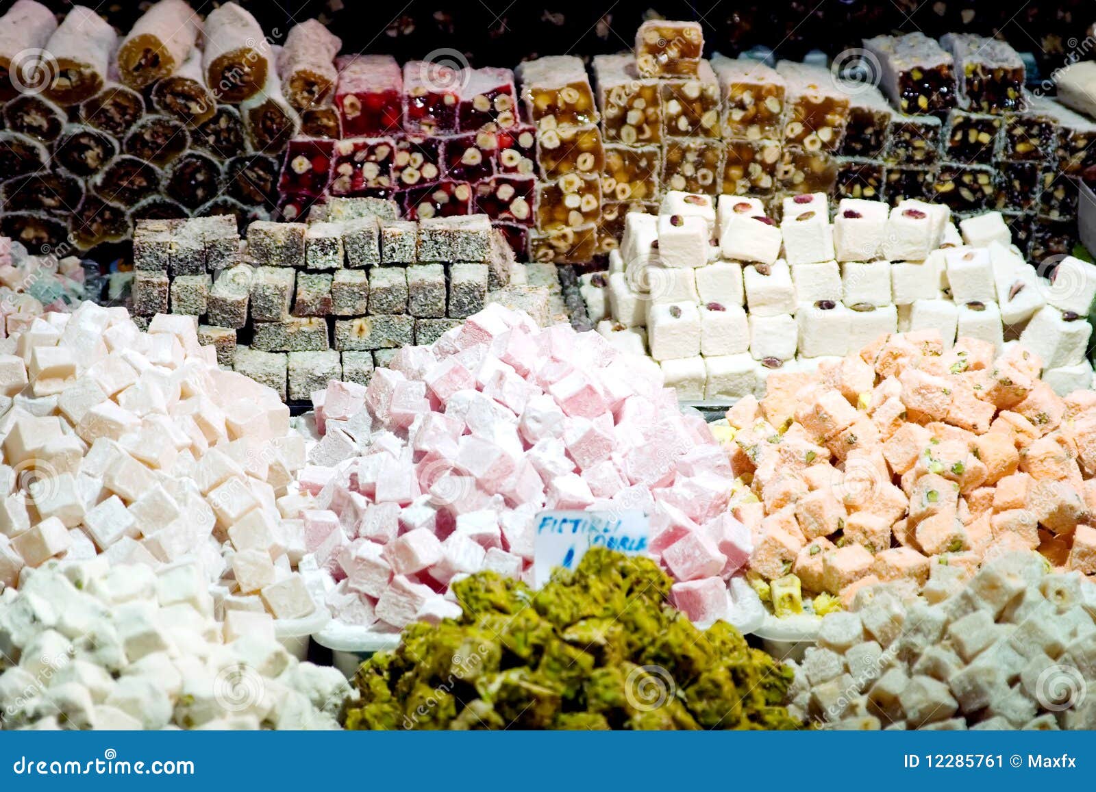 Turkish Delight Rahat Lokum Stock Photography | CartoonDealer.com #82433228