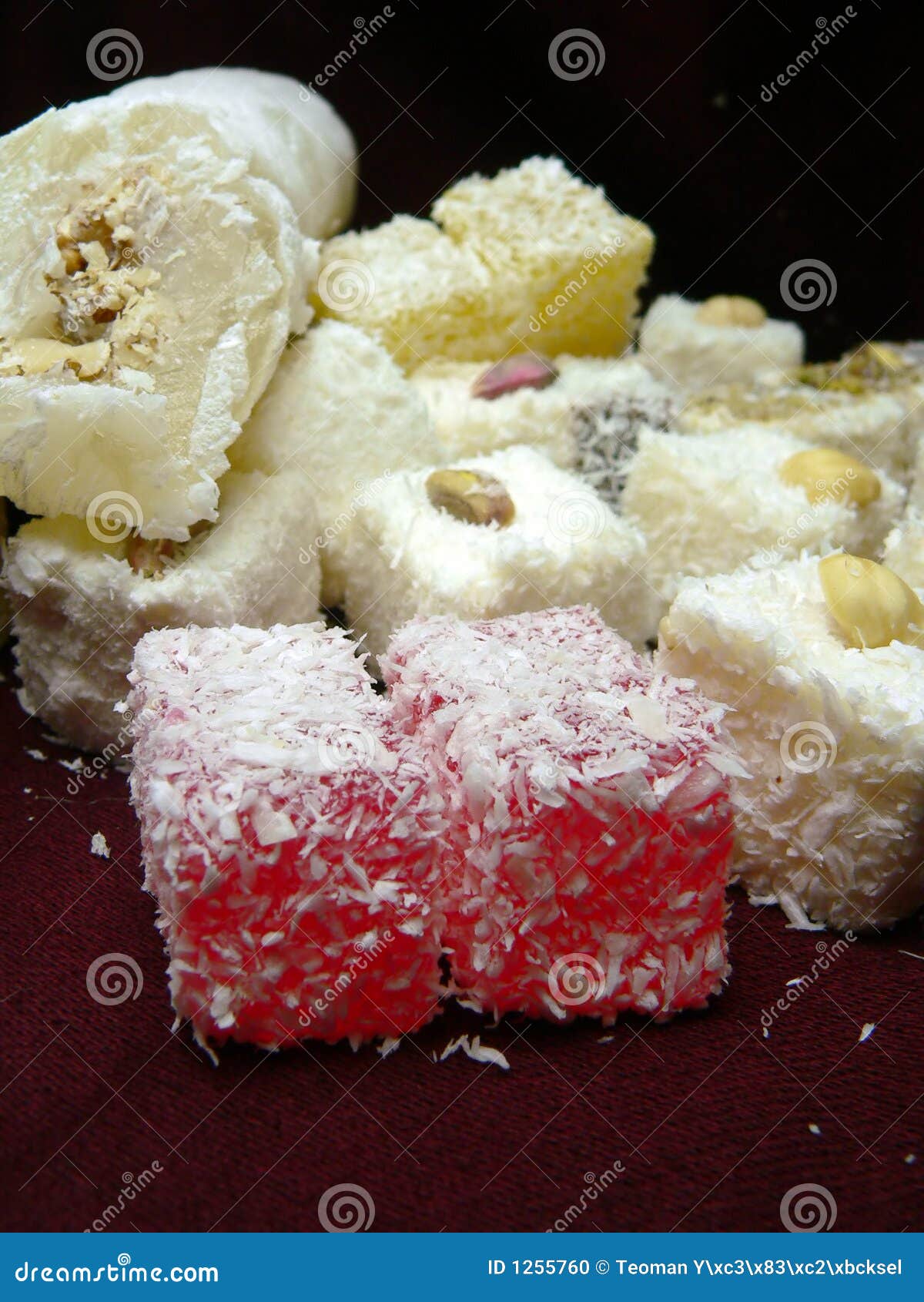 Turkish delight stock photo. Image of cakes, ramadan, following - 1255760