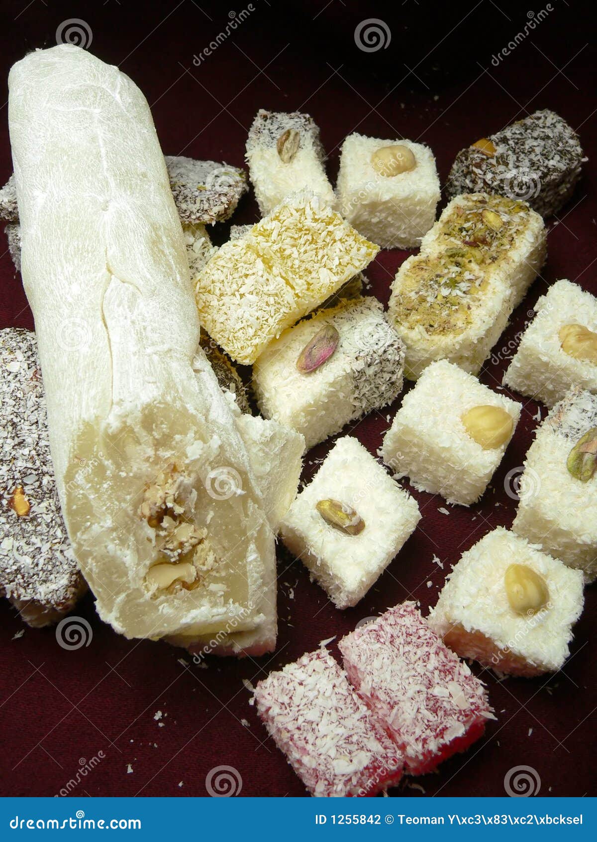 Turkish delight stock photo. Image of grape, turkish, sugar - 1255842