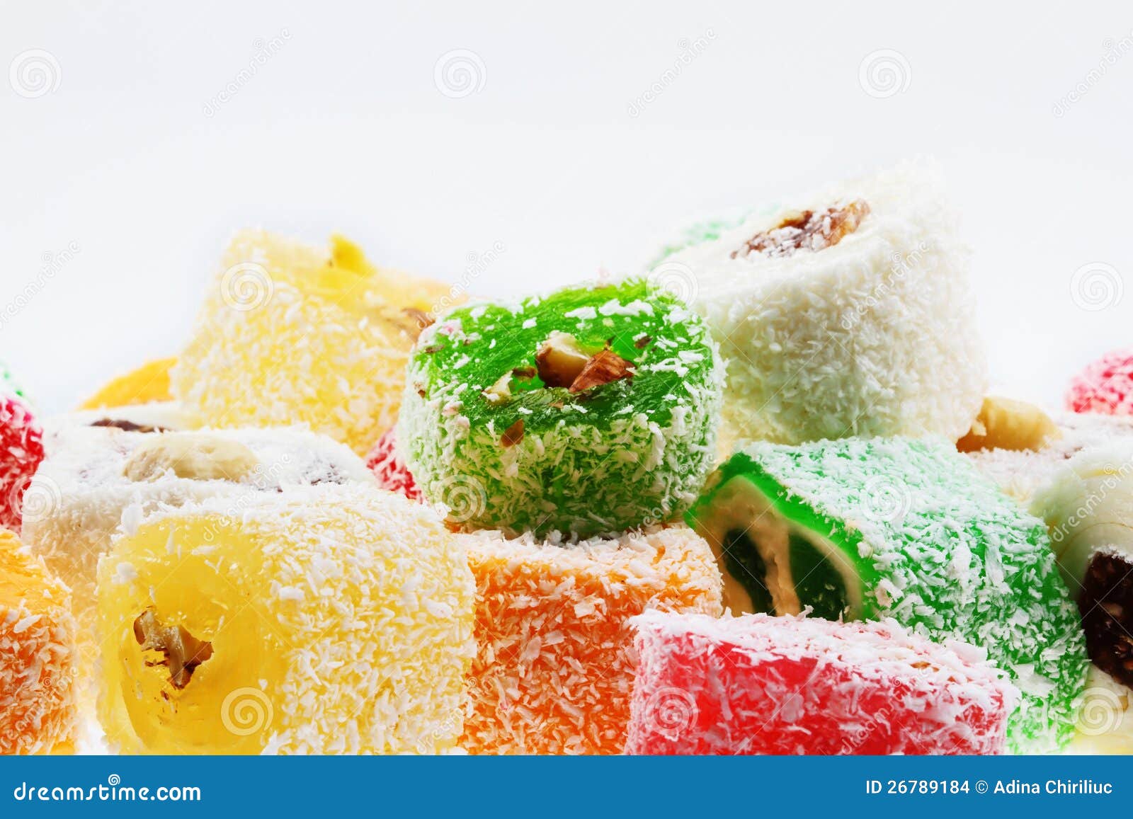 Turkish Delight stock photo. Image of pistachio, egyptian - 26789184