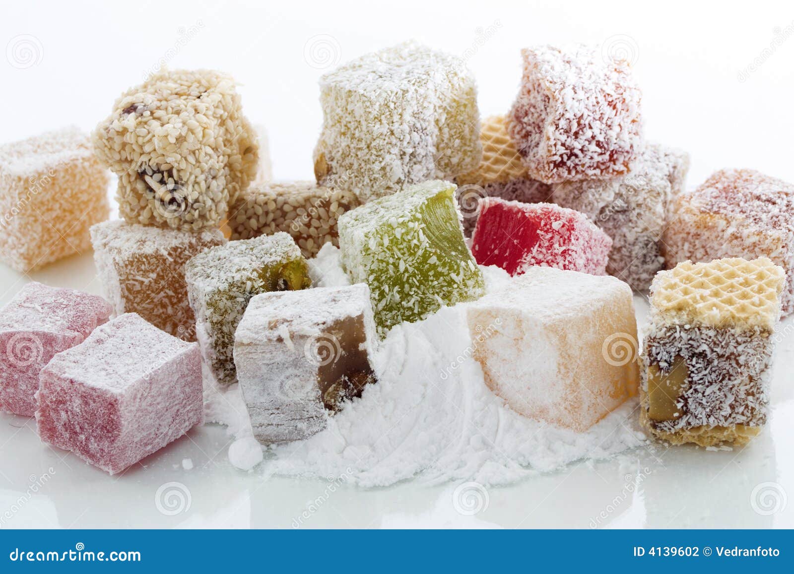 Turkish delight stock photo. Image of delicacies, delight - 4139602