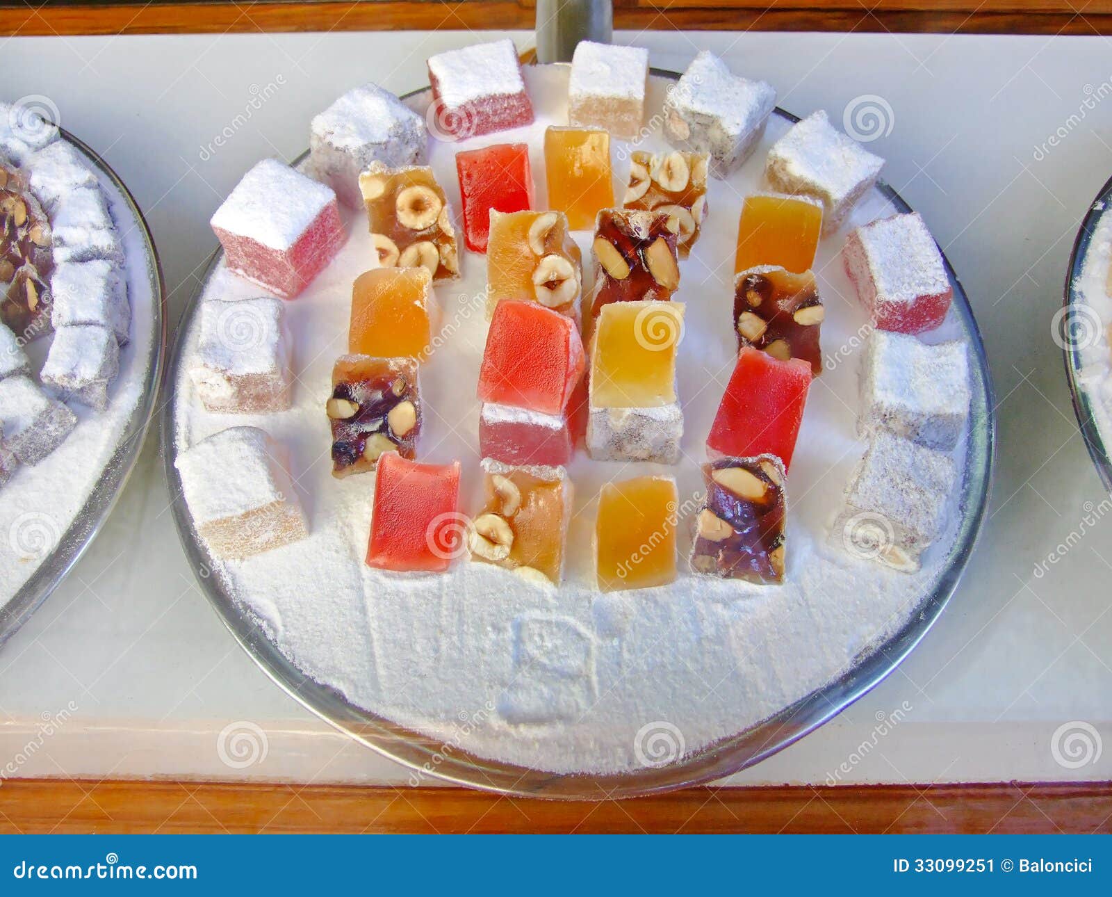 Turkish Delight stock image. Image of dessert, east, turkey - 33099251