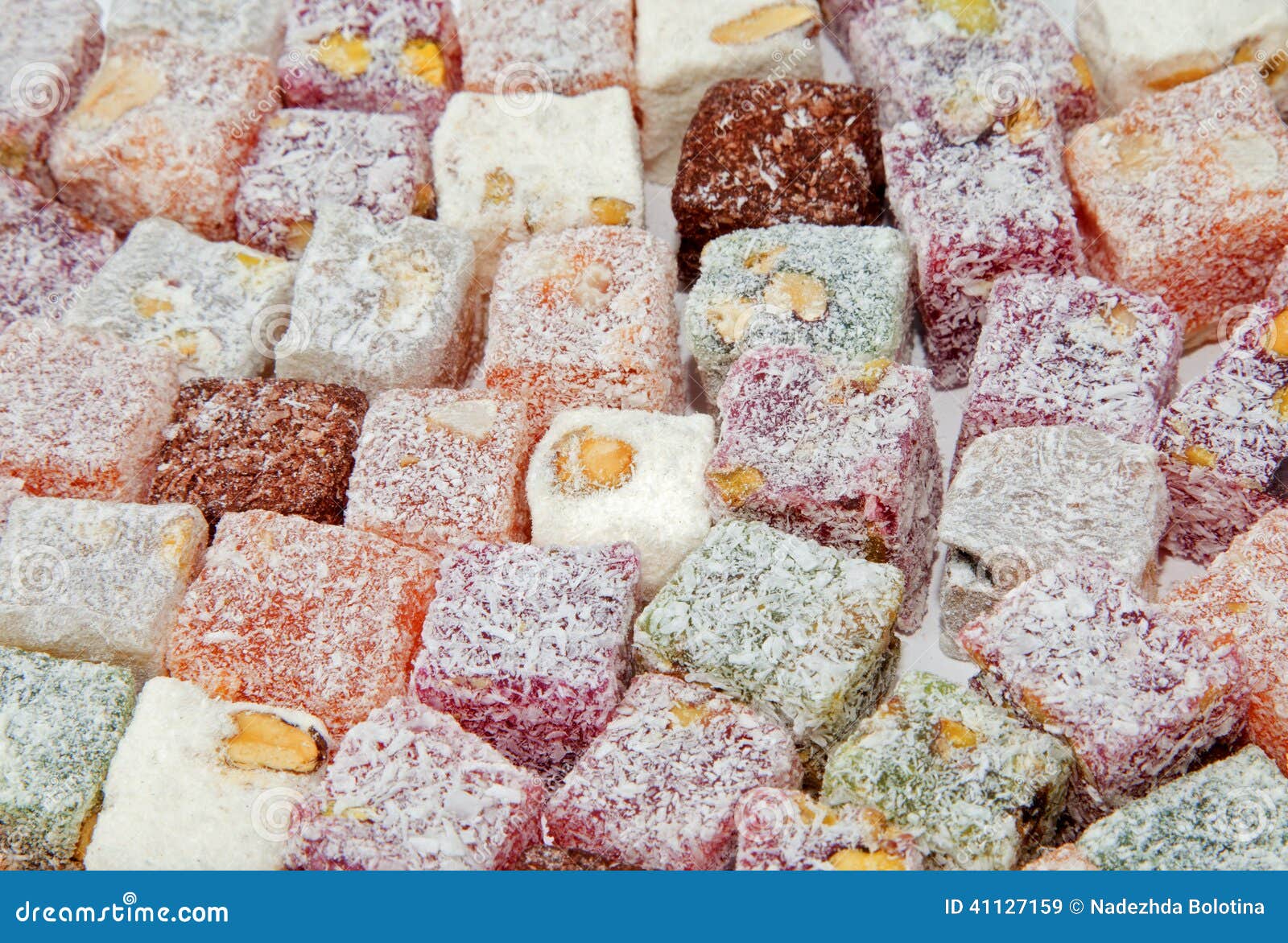 Turkish delight stock image. Image of east, multicolored - 41127159
