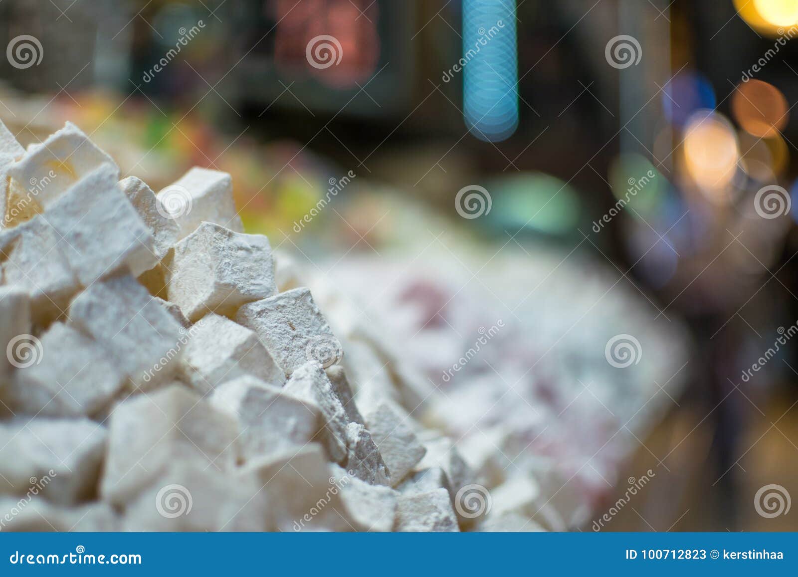 Turkish Delight at the Bazaar Stock Image - Image of background ...