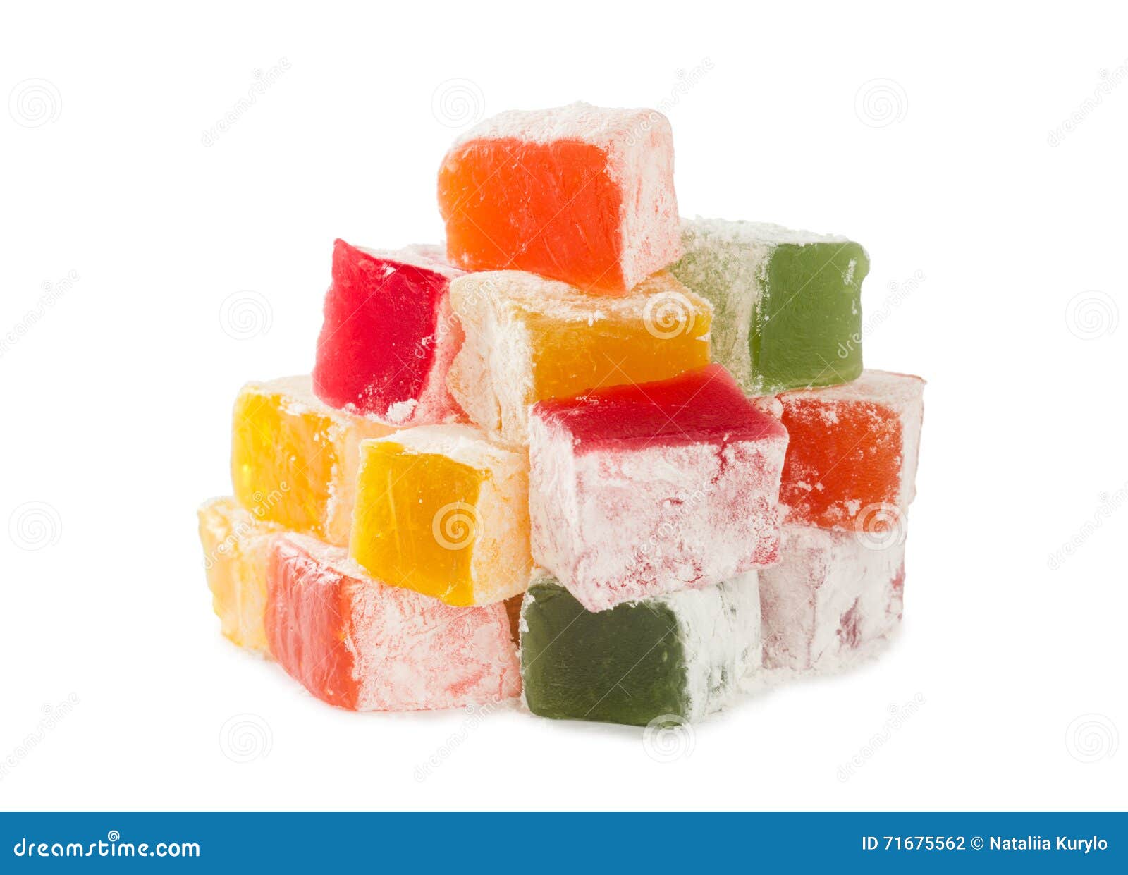 Turkish Delight stock photo. Image of fruit, asian, dessert - 71675562