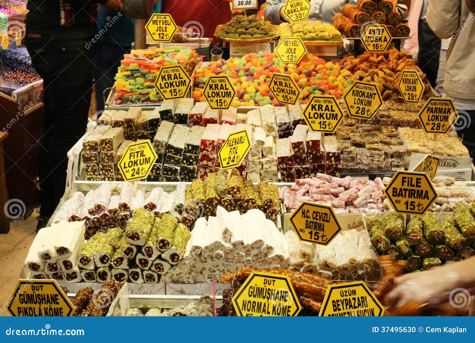 Turkish Delight stock photo. Image of confection, dish - 37495630