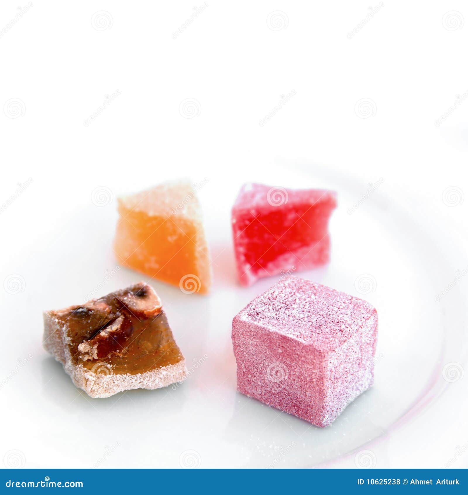 Turkish delight cube stock photo. Image of delicious - 10625238