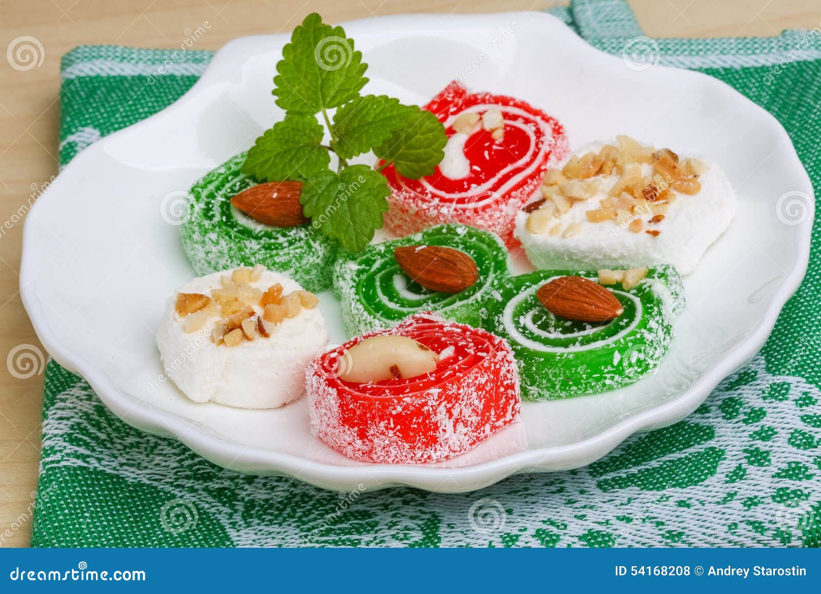 Turkish delight stock photo. Image of cuisine, eastern - 54168208