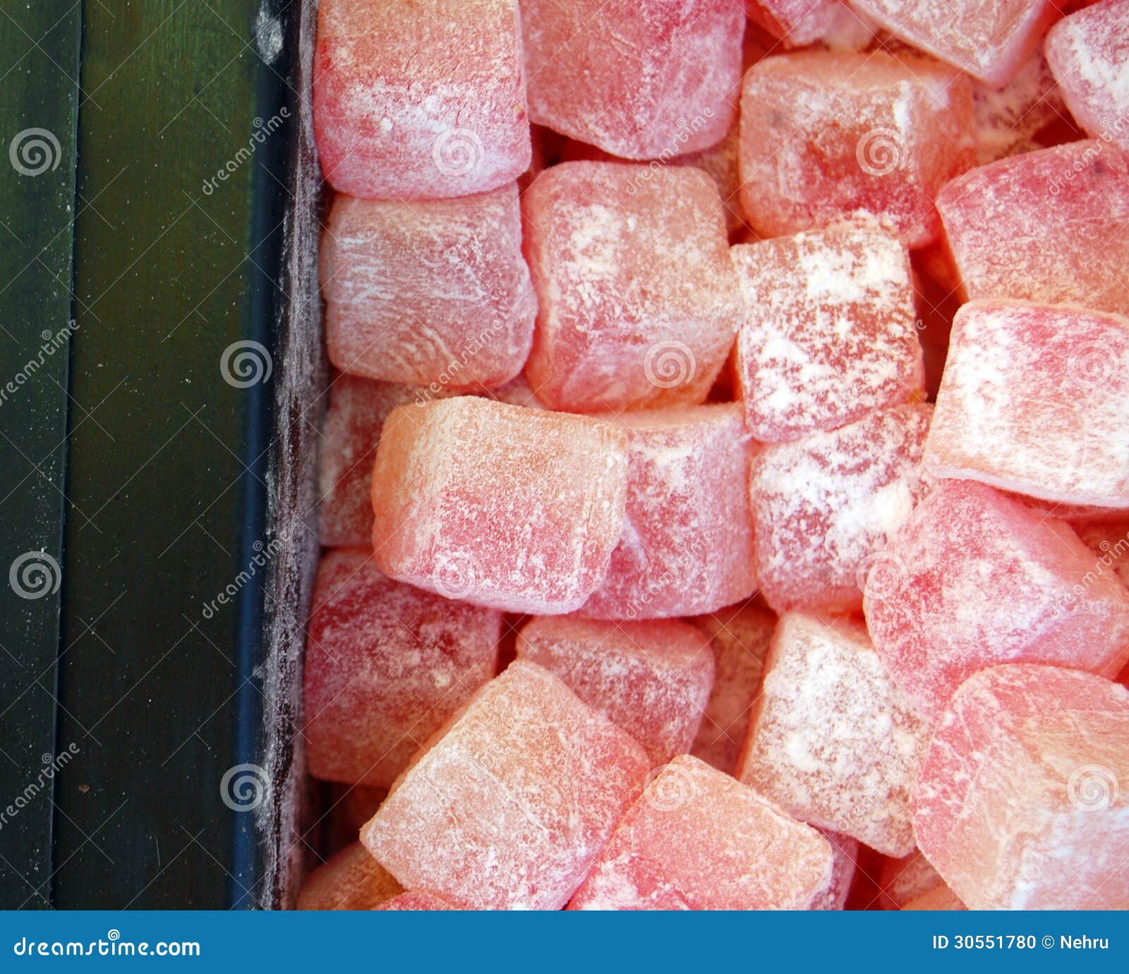Turkish delight Lokum stock photo. Image of drink, breakfast - 30551780