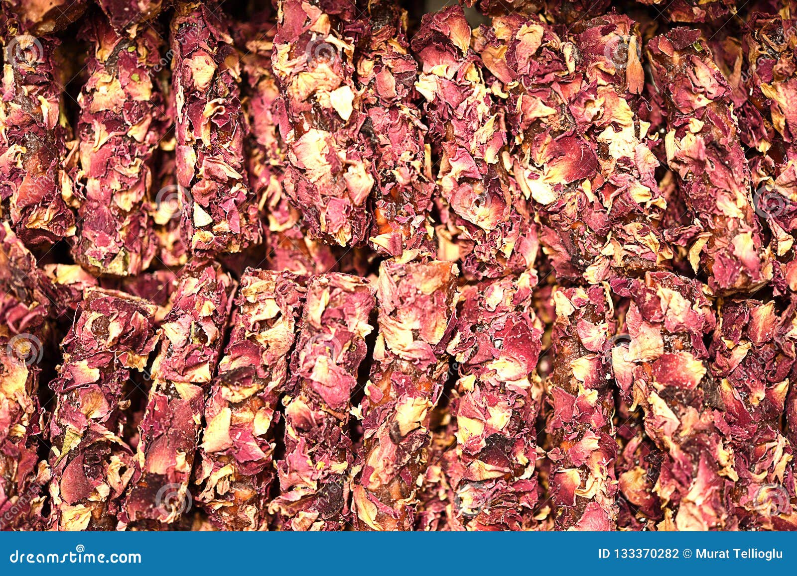 Turkish delight with nuts stock photo. Image of fruits - 133370282