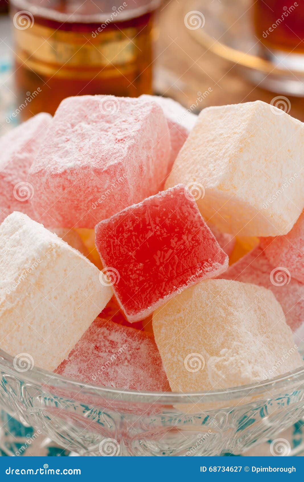 Turkish Delight stock image. Image of delight, candy - 68734627