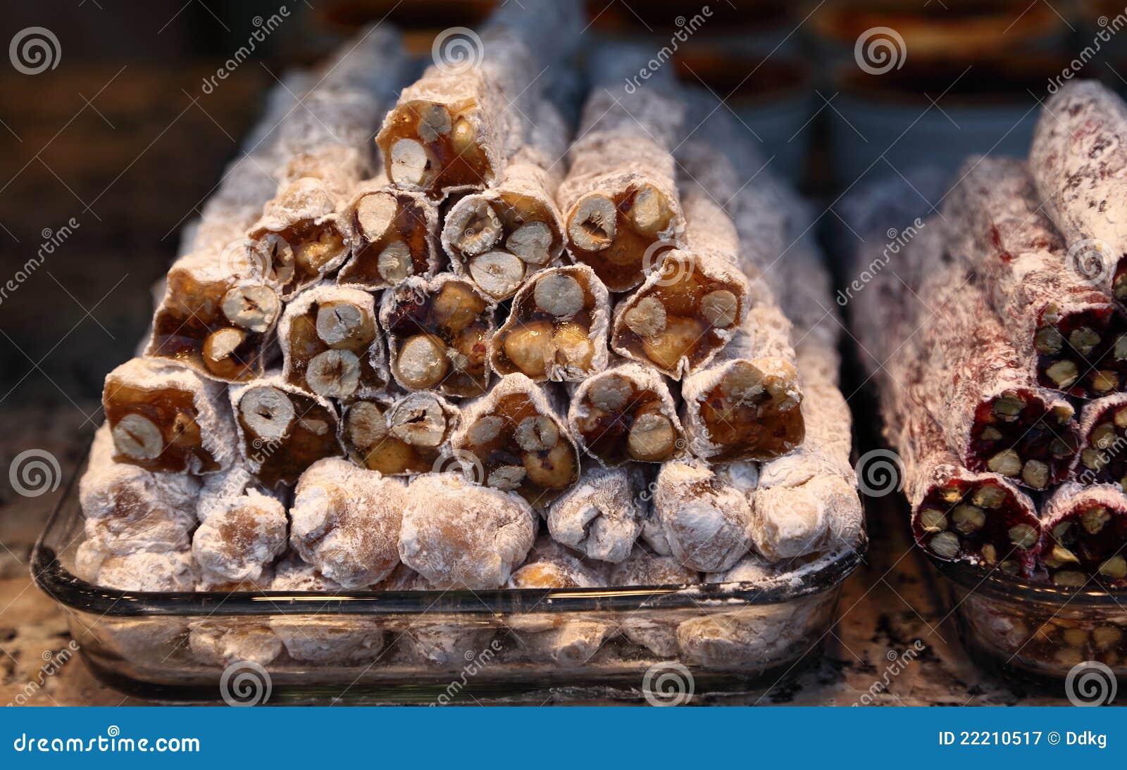 Turkish Delight stock image. Image of snack, dessert - 22210517