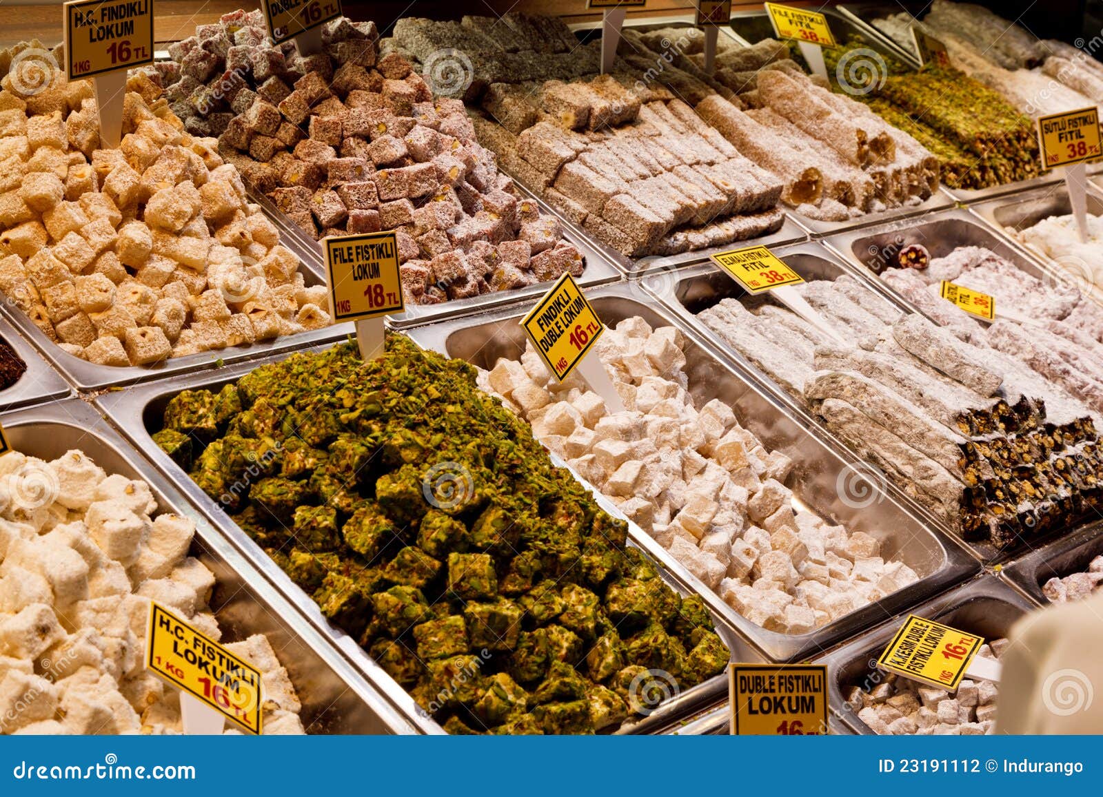 Turkish Delight Store stock photo. Image of turkey, candy - 23191112