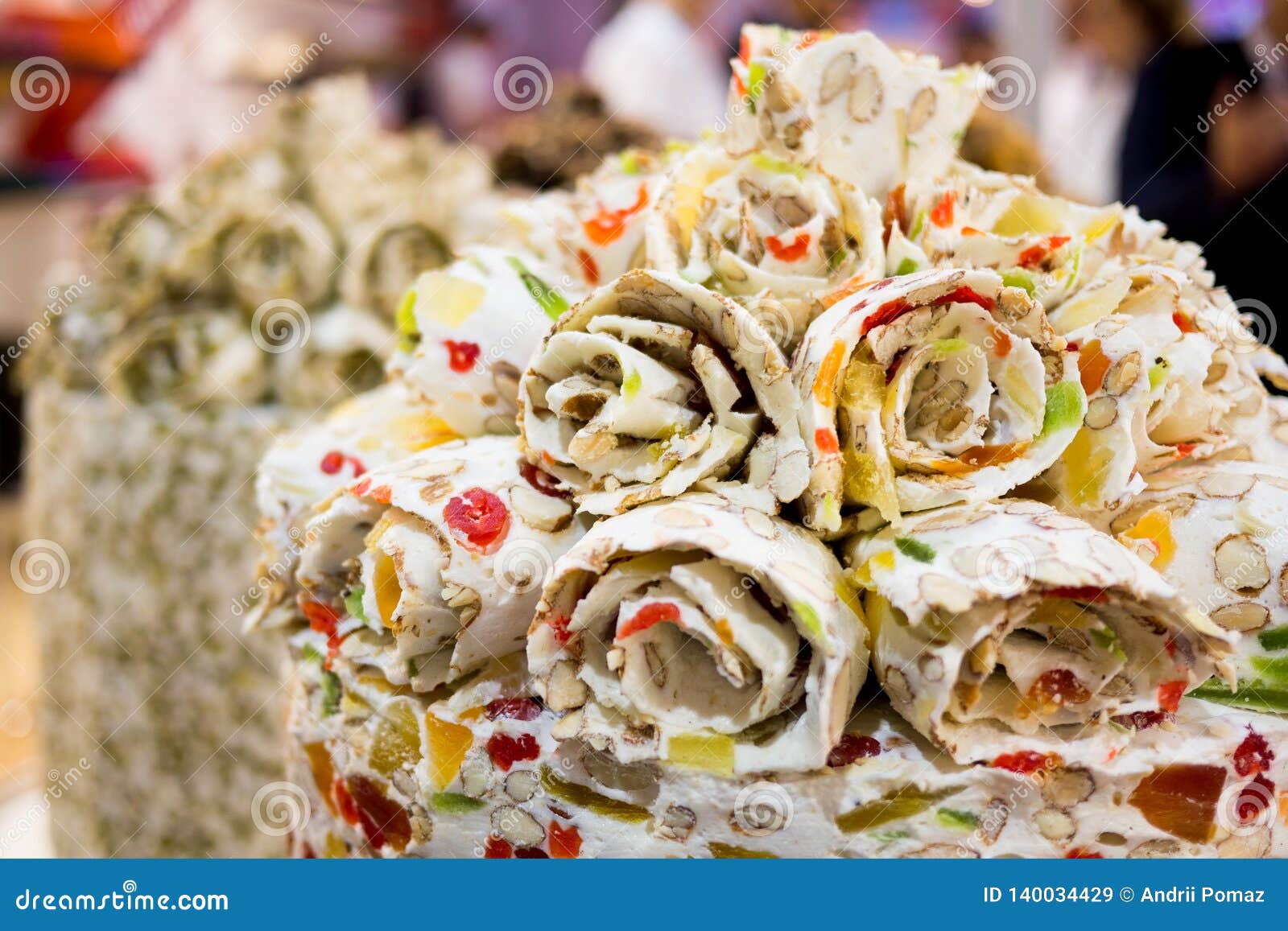 Sweets Turkish Delight Traditional Desert Stock Image - Image of candy ...
