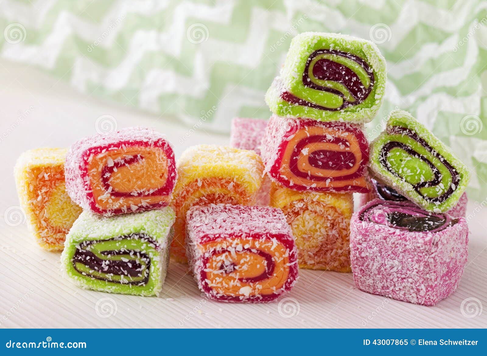 Turkish delight stock image. Image of turkish, color - 43007865