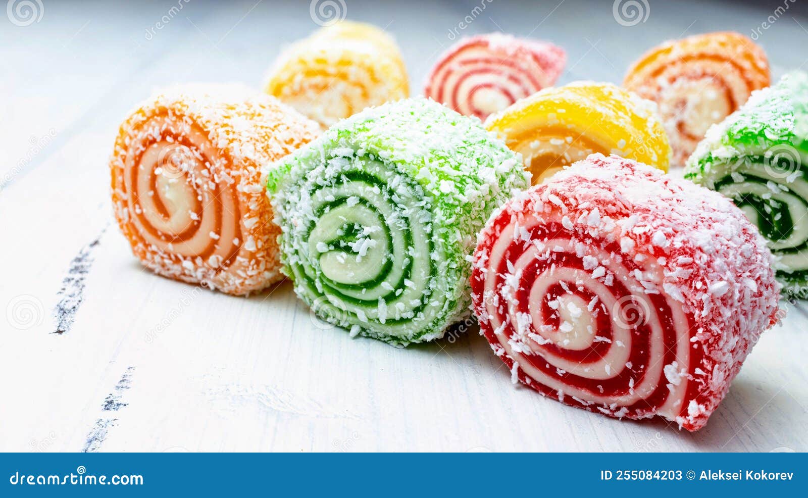 Turkish Delight on White Table Stock Image - Image of vegetable, orange ...