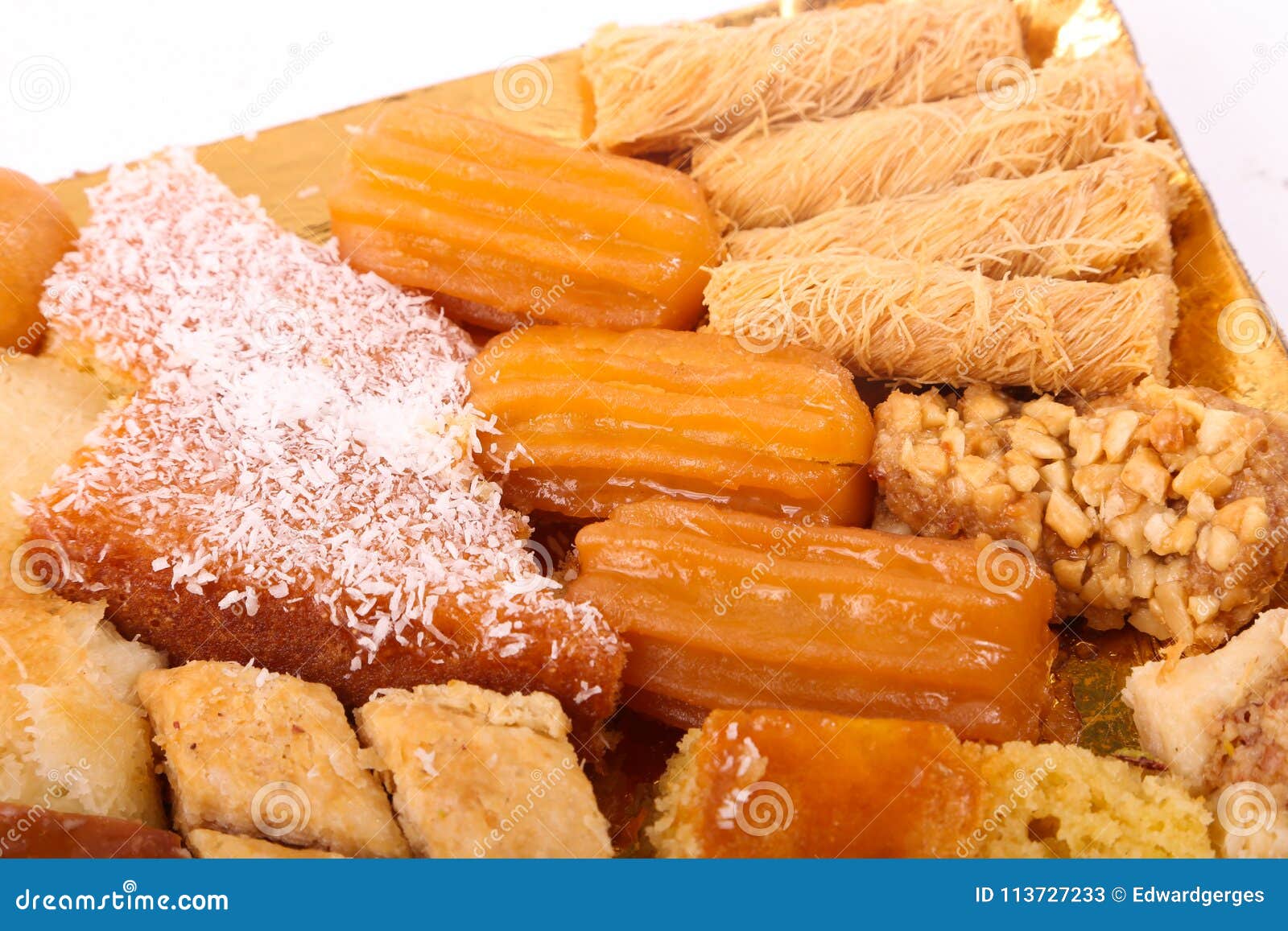 Turkish Desserts stock image. Image of dessert, deseert - 113727233