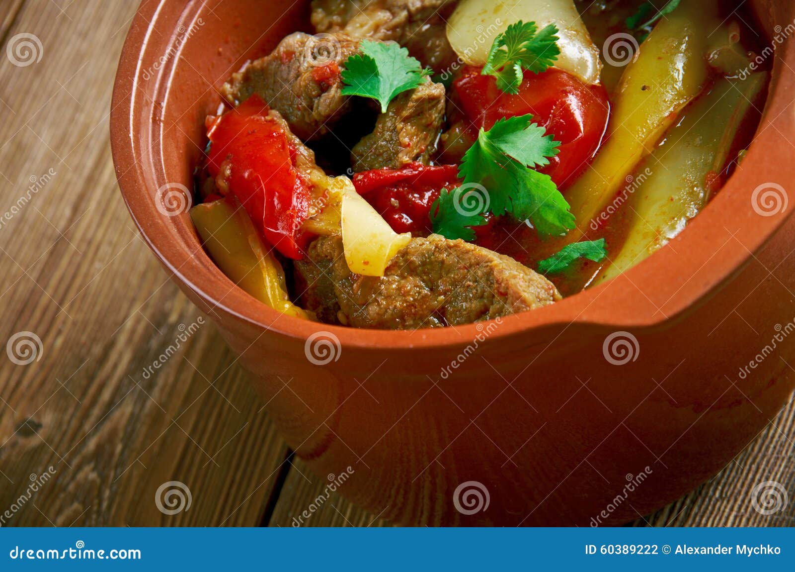 Turkish dish of lamb stock photo. Image of parsley, chili - 60389222