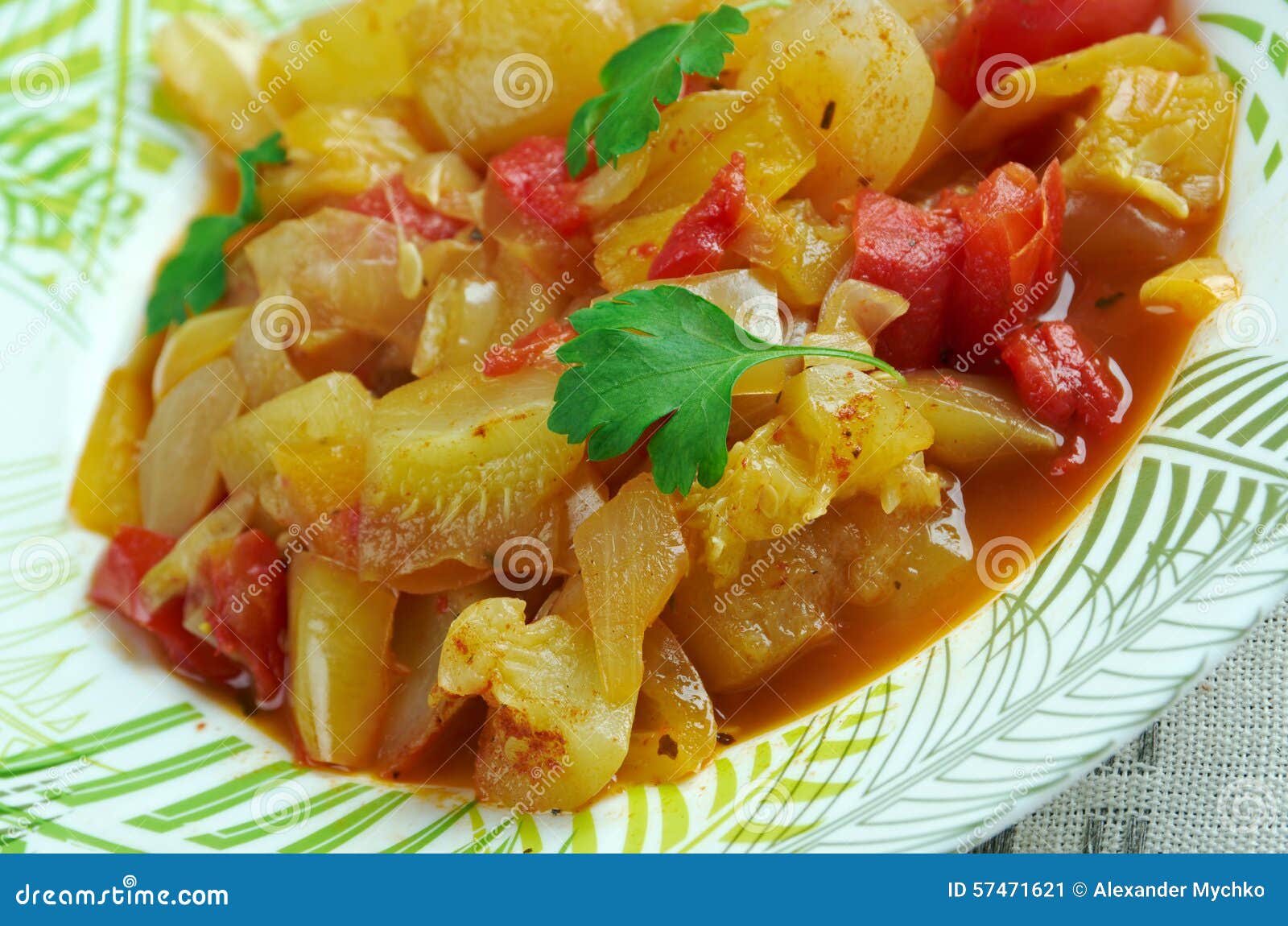 Turkish dish of vegetables stock image. Image of kabak - 57471621