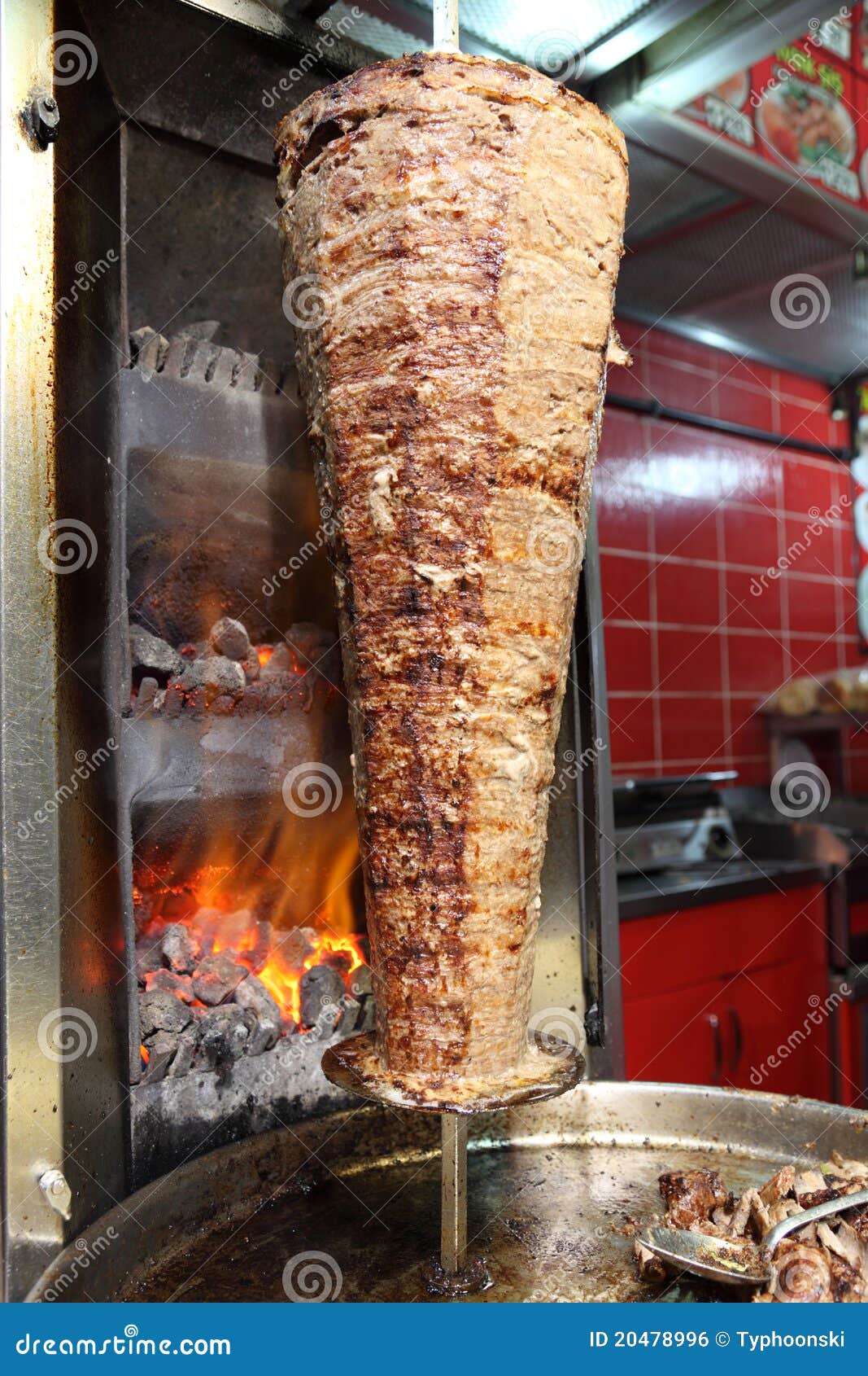 Turkish doner kebab stock photo. Image of chicken, delicious - 20478996