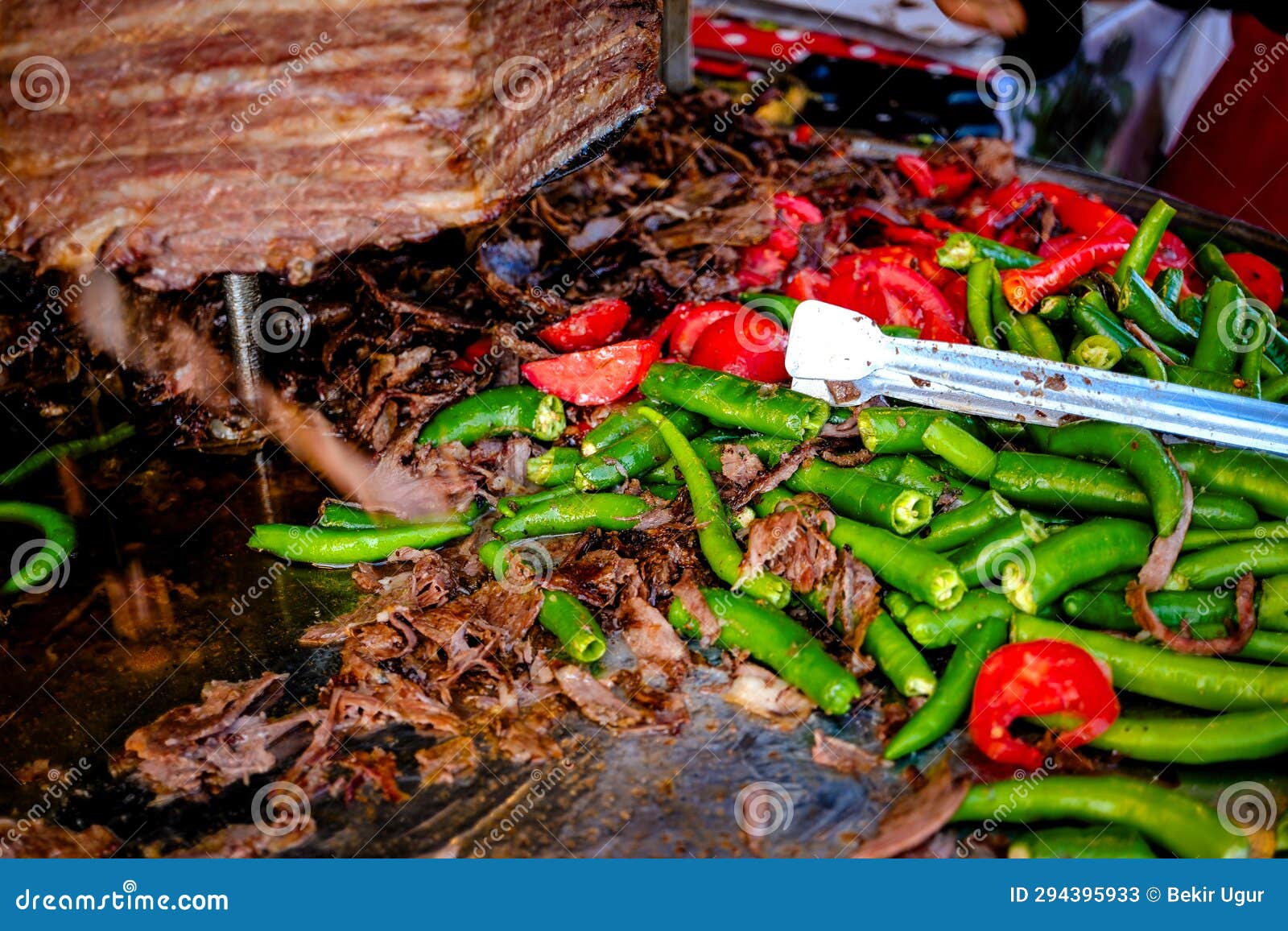 Turkish doner kebab stock image. Image of dish, cuisine - 294395933