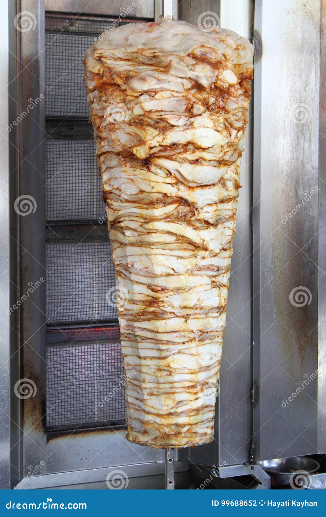 Turkish doner kebab. stock photo. Image of culture, anatolia - 99688652