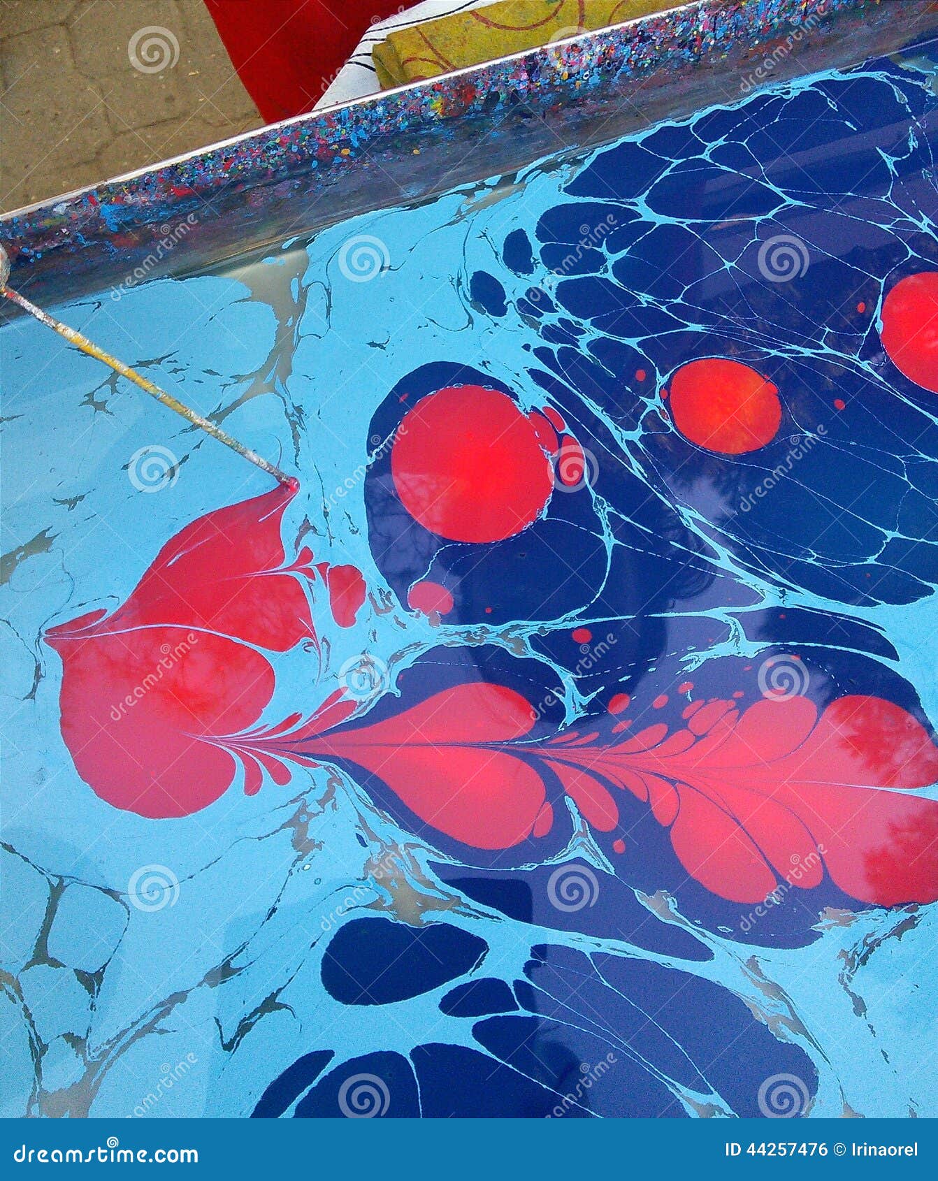 Turkish Ebru stock photo. Image of mobile, painting, fluid - 44257476