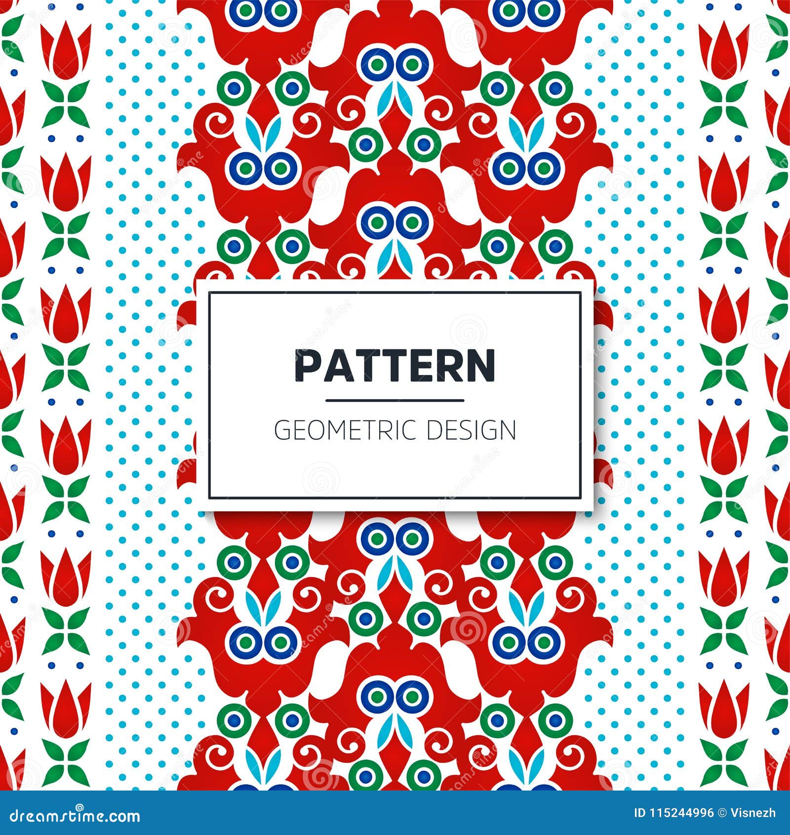 Turkish seamless pattern stock vector. Illustration of elegant - 115244996
