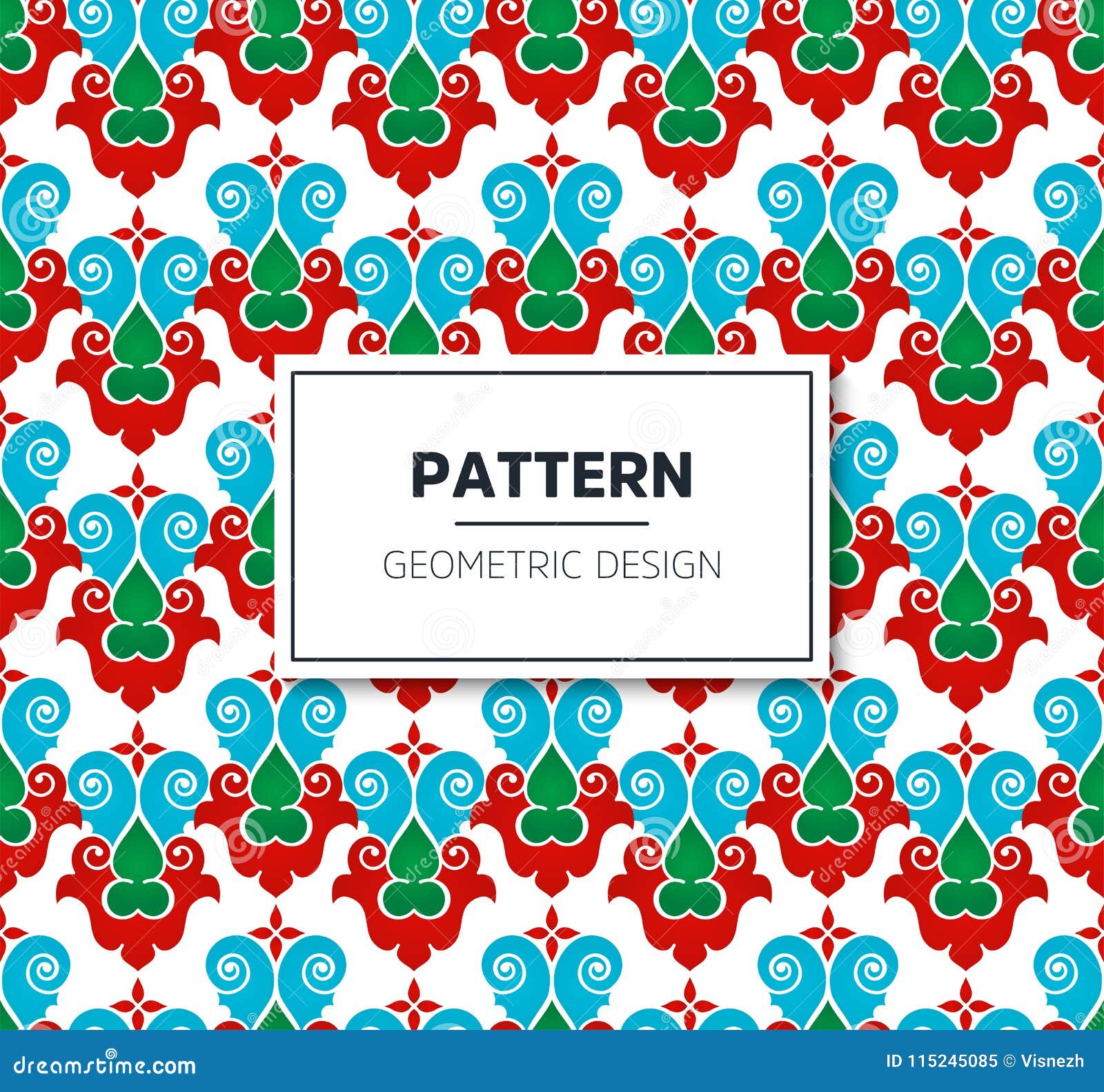 Turkish seamless pattern stock vector. Illustration of arab - 115245085