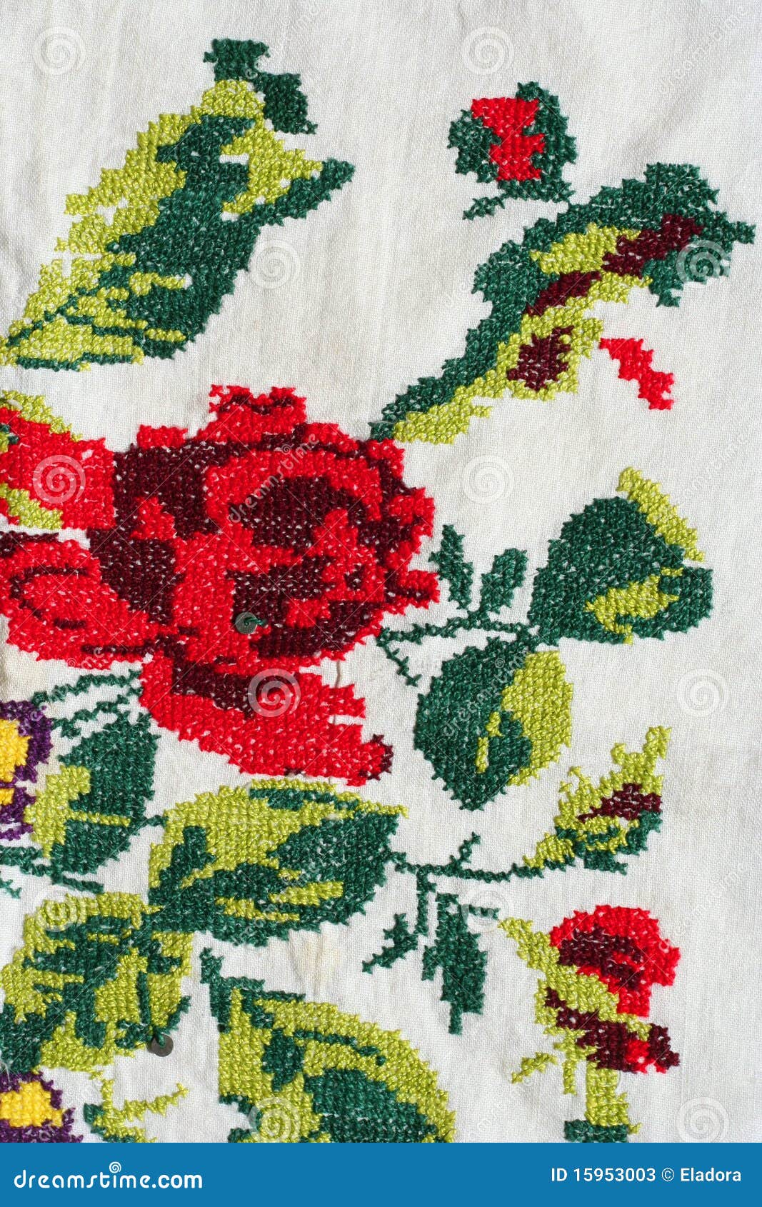 Turkish embroidery stock image. Image of purple, turkish - 15953003