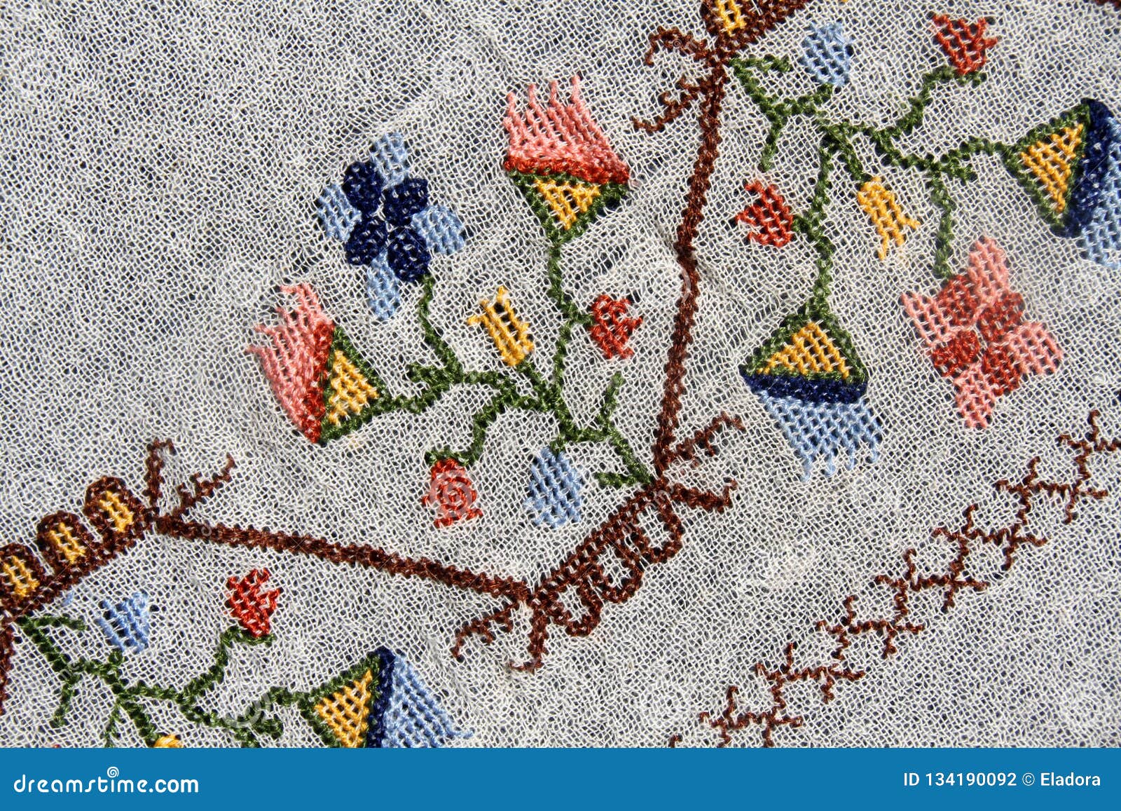 Turkish Embroidery Pattern As Background Stock Photo - Image of turkish ...